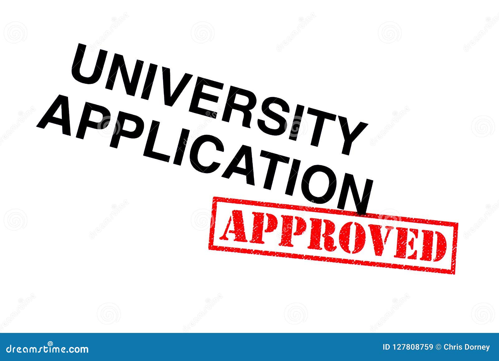 University Application Approved Stock Image - Image of failing ...