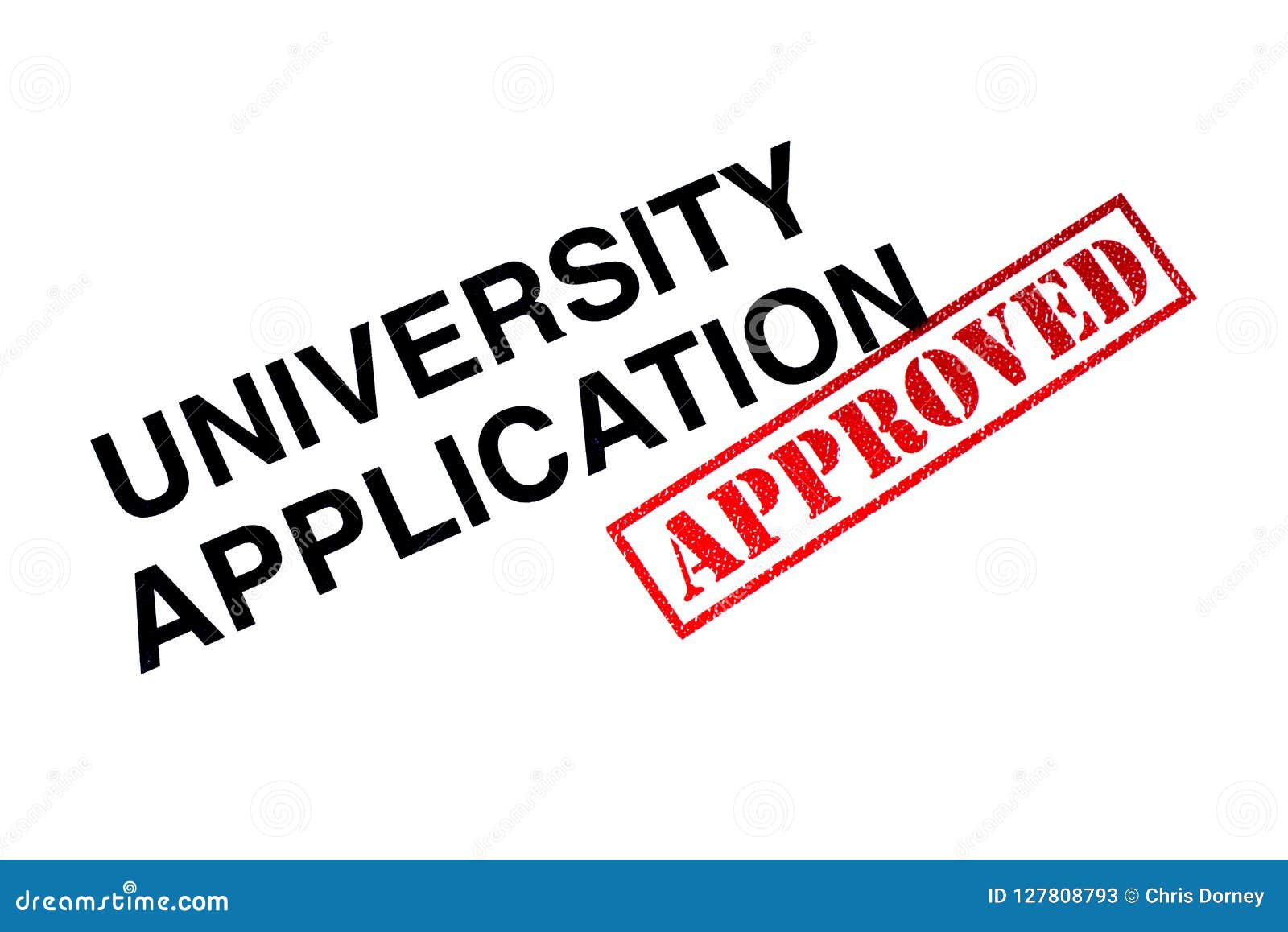 University Application Approved Stock Image - Image of college, apply ...