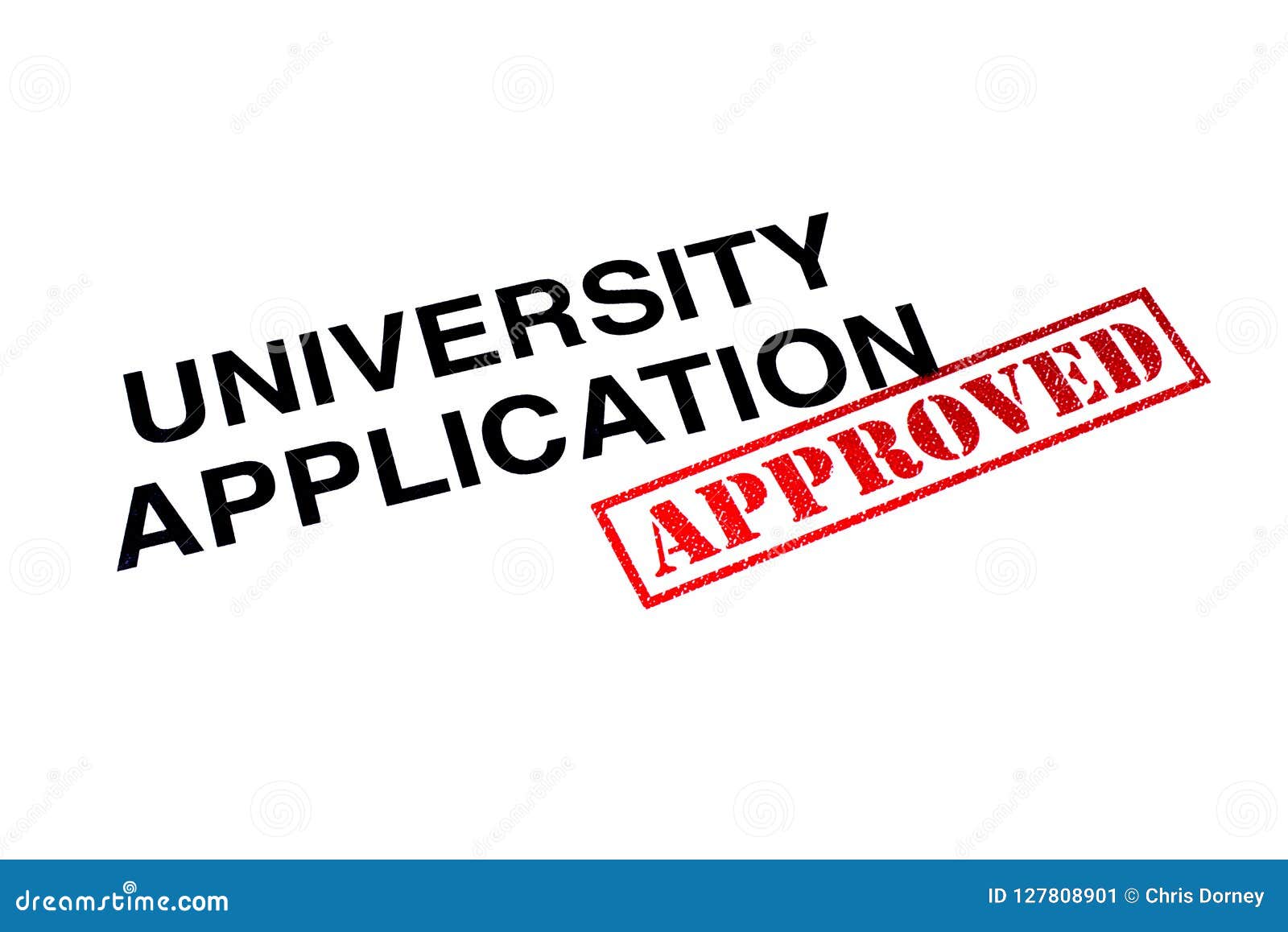 University Application Approved Stock Image - Image of exam, applying ...