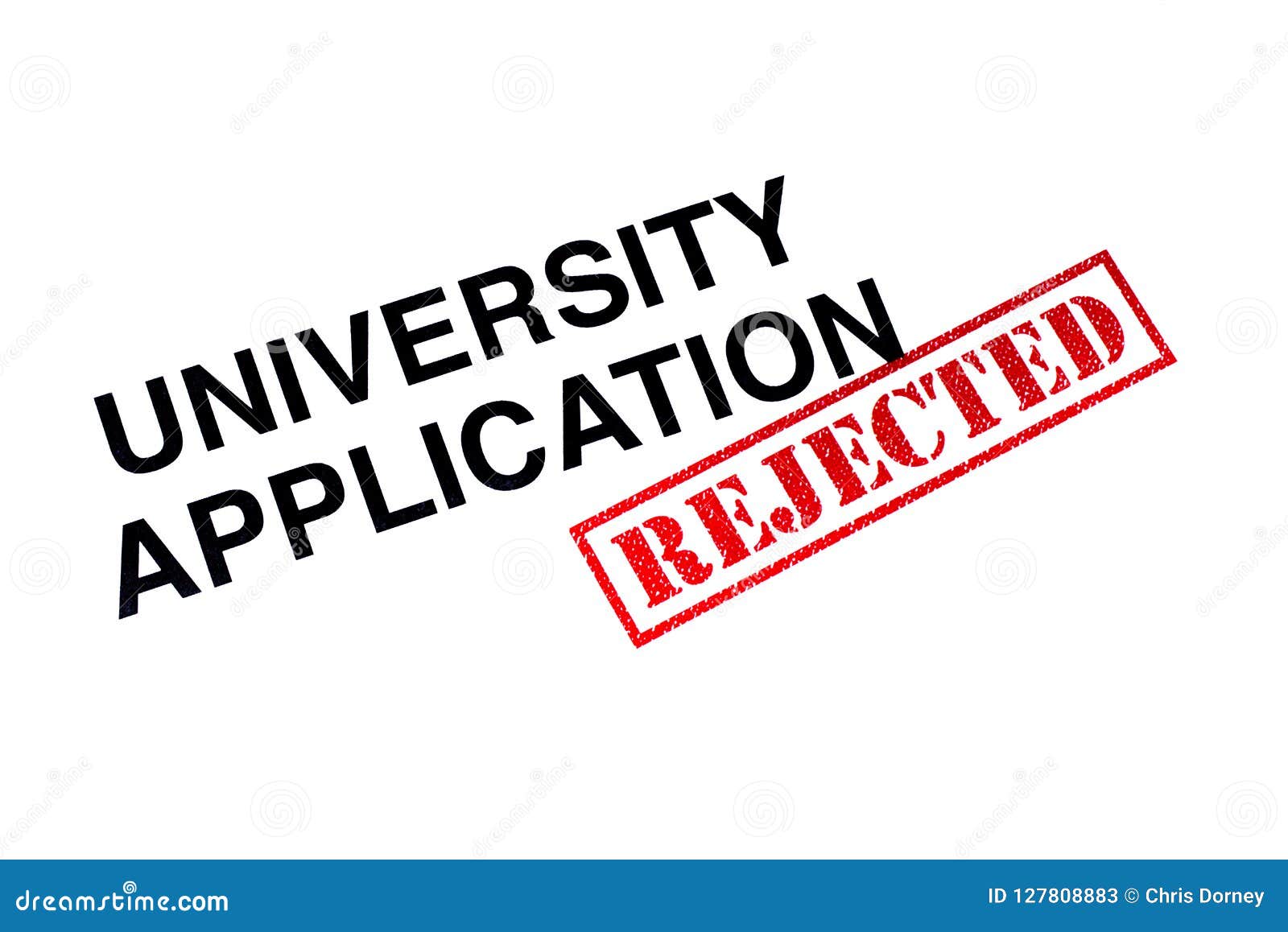 University Application Rejected Stock Image - Image of exams, college ...