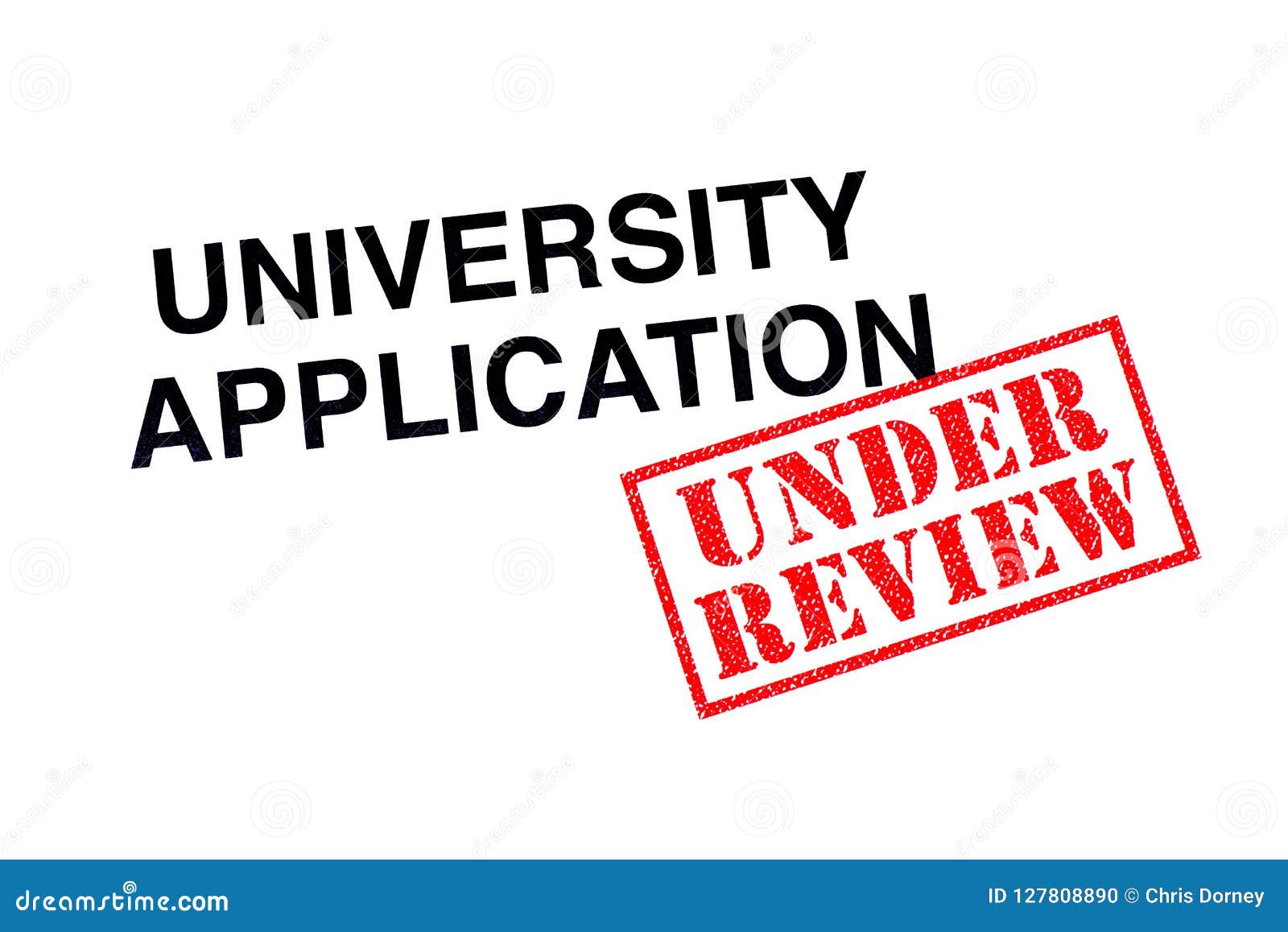 University Application Under Review Stock Photo - Image of business ...