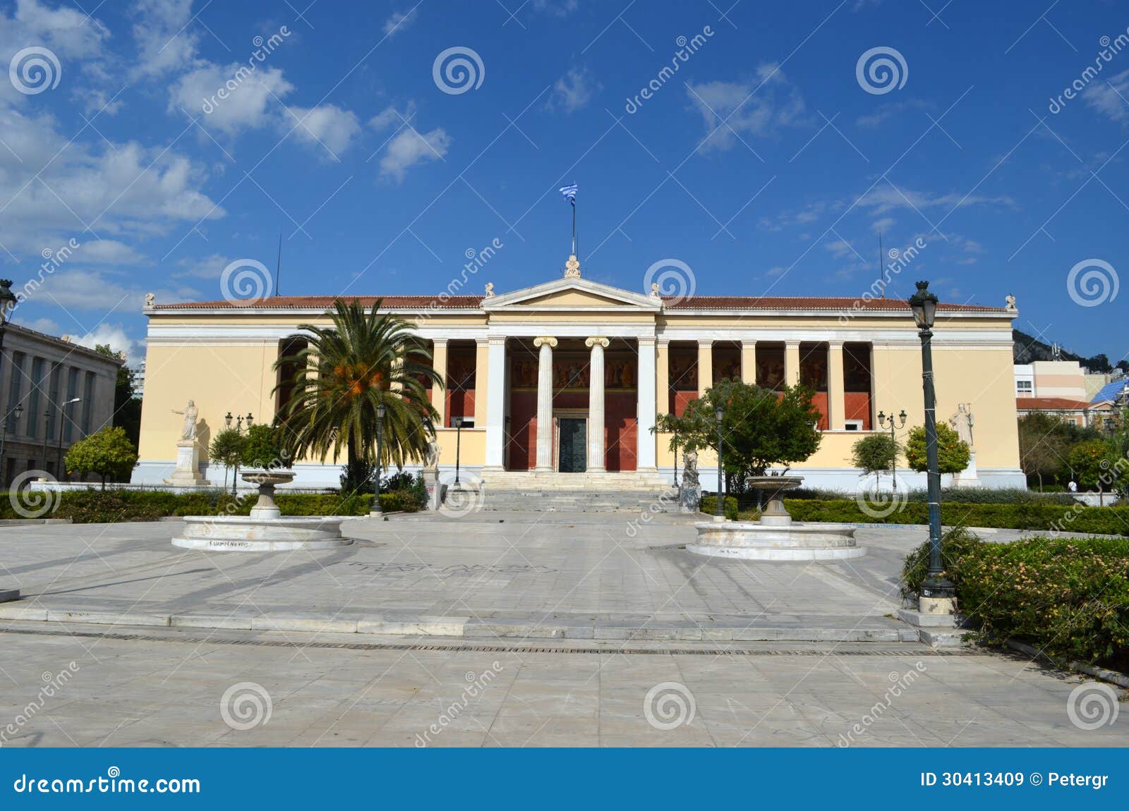 University of Athens stock image. Image of greece, green - 30413409