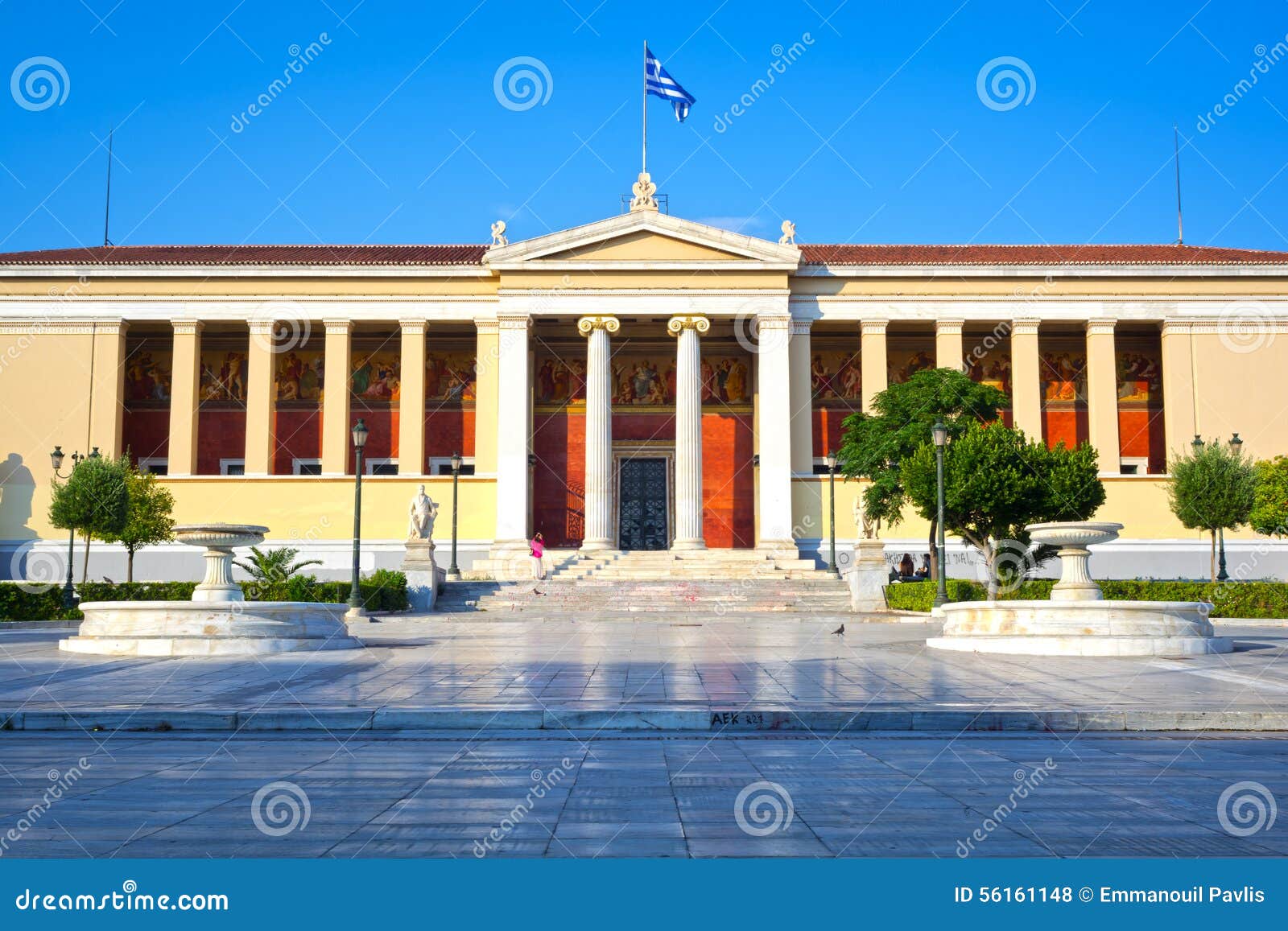 University of Athens editorial stock photo. Image of stairs - 56161148
