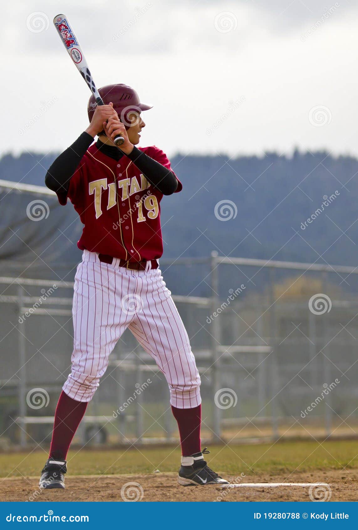 University Baseball Batter editorial stock photo. Image of slam - 19280788