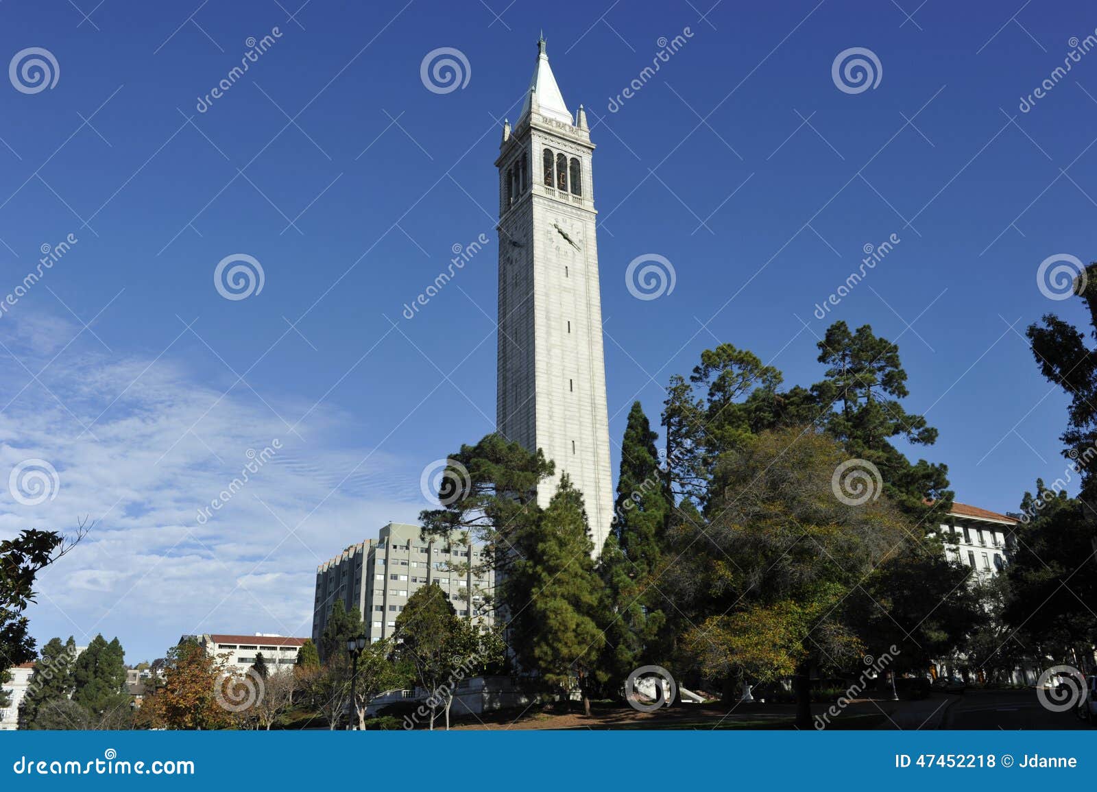 University of Berkeley, Sather Tower, USA Editorial Stock Photo - Image ...