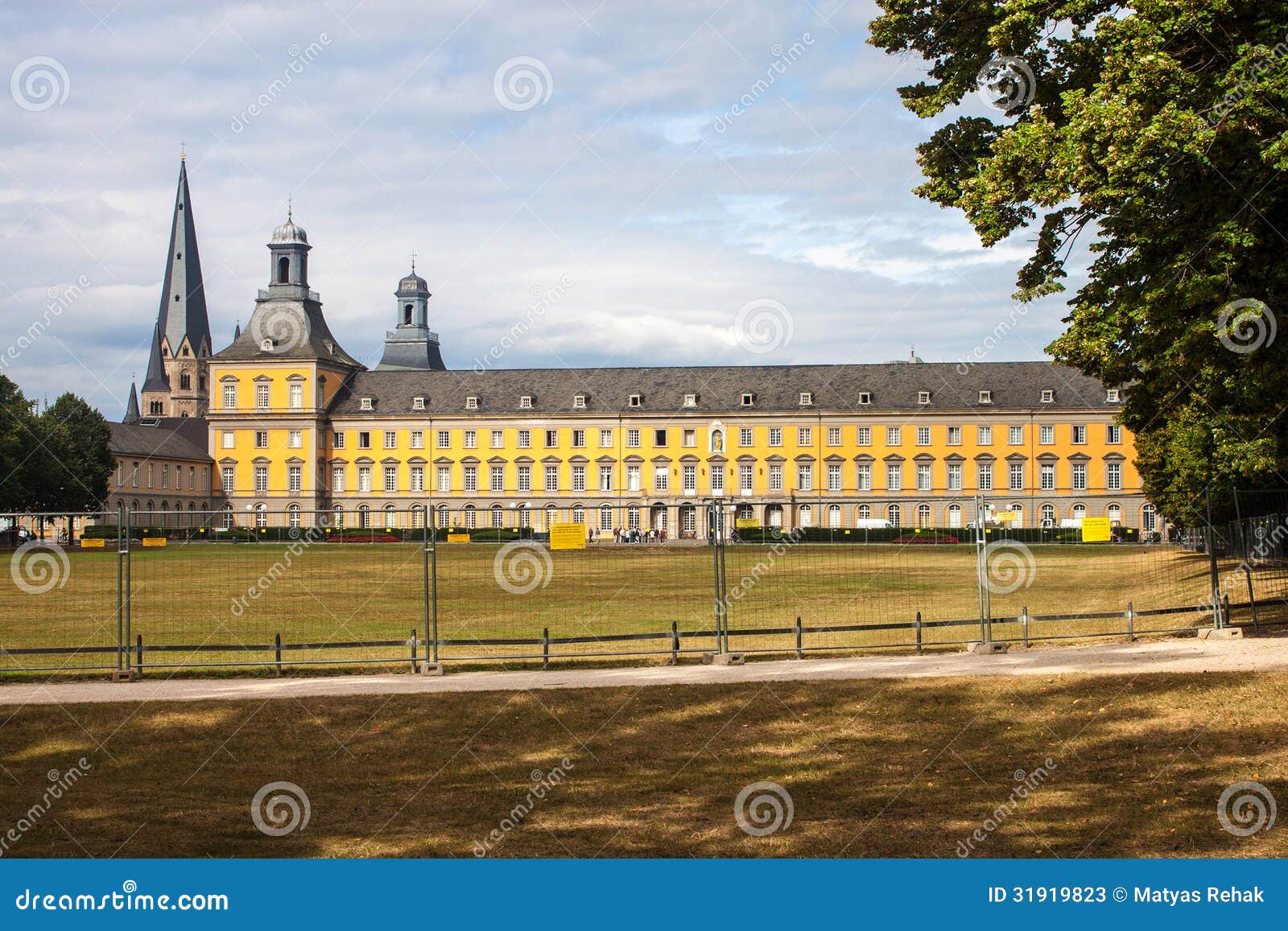 University in Bonn stock image. Image of meadow, park - 31919823