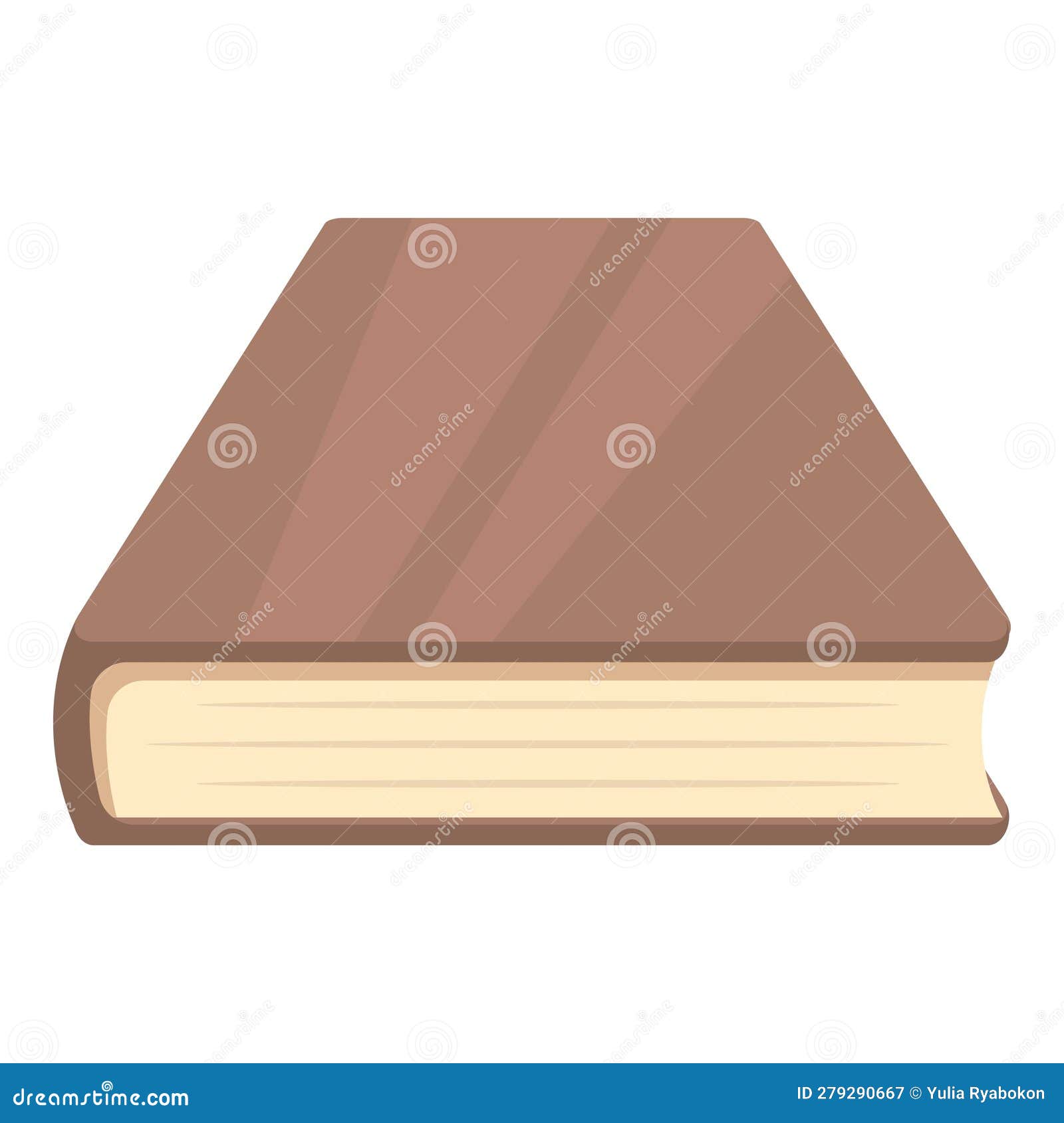 University Book Icon Cartoon Vector. Study Dictionary Stock Vector ...