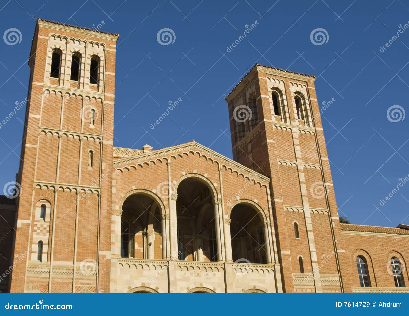 University Brick Architecture Editorial Stock Image - Image of ucla ...