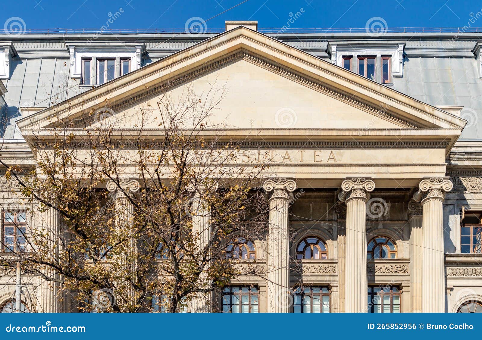 University of Bucharest stock photo. Image of education - 265852956