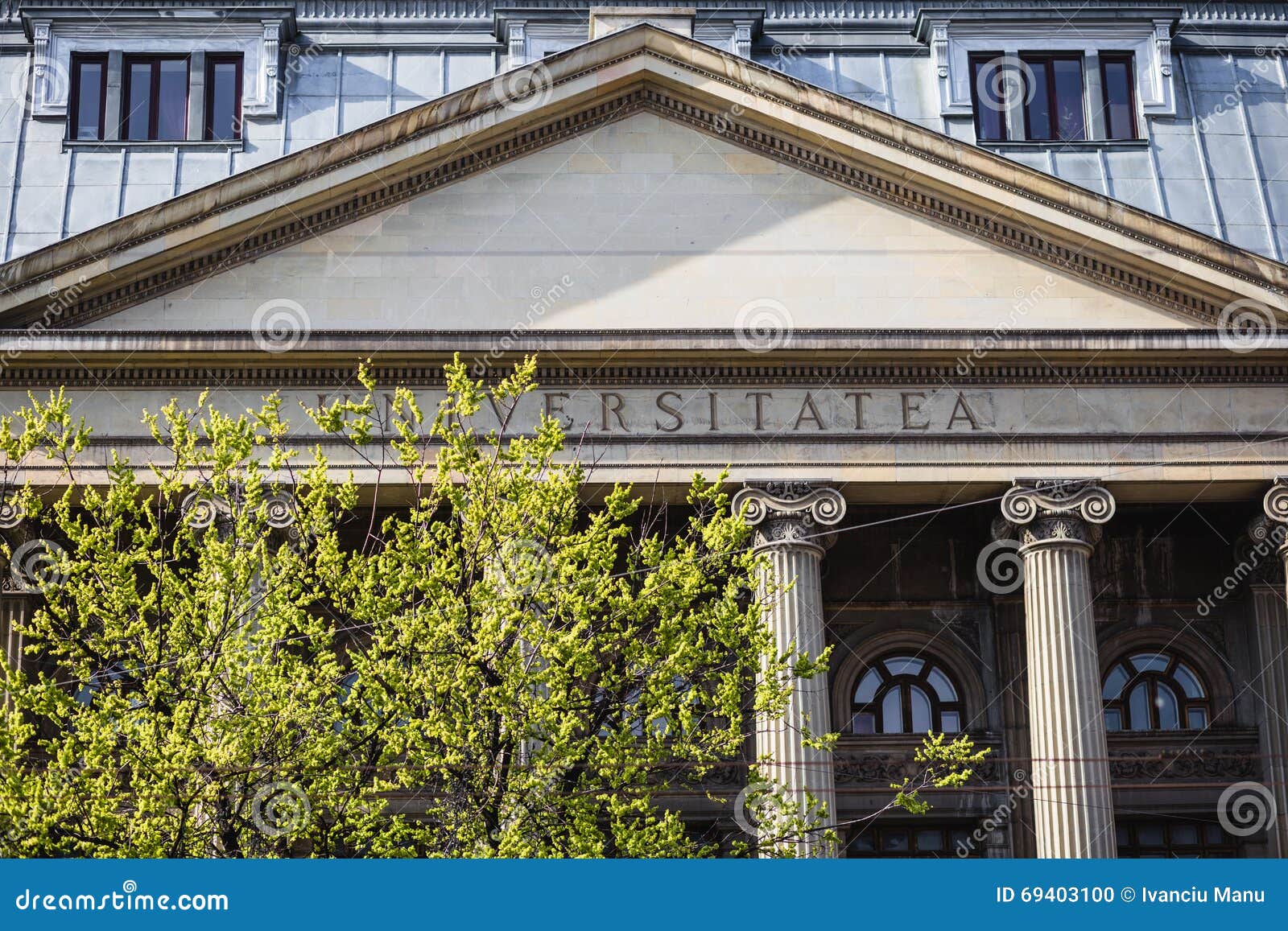 University of Bucharest stock photo. Image of architecture - 69403100