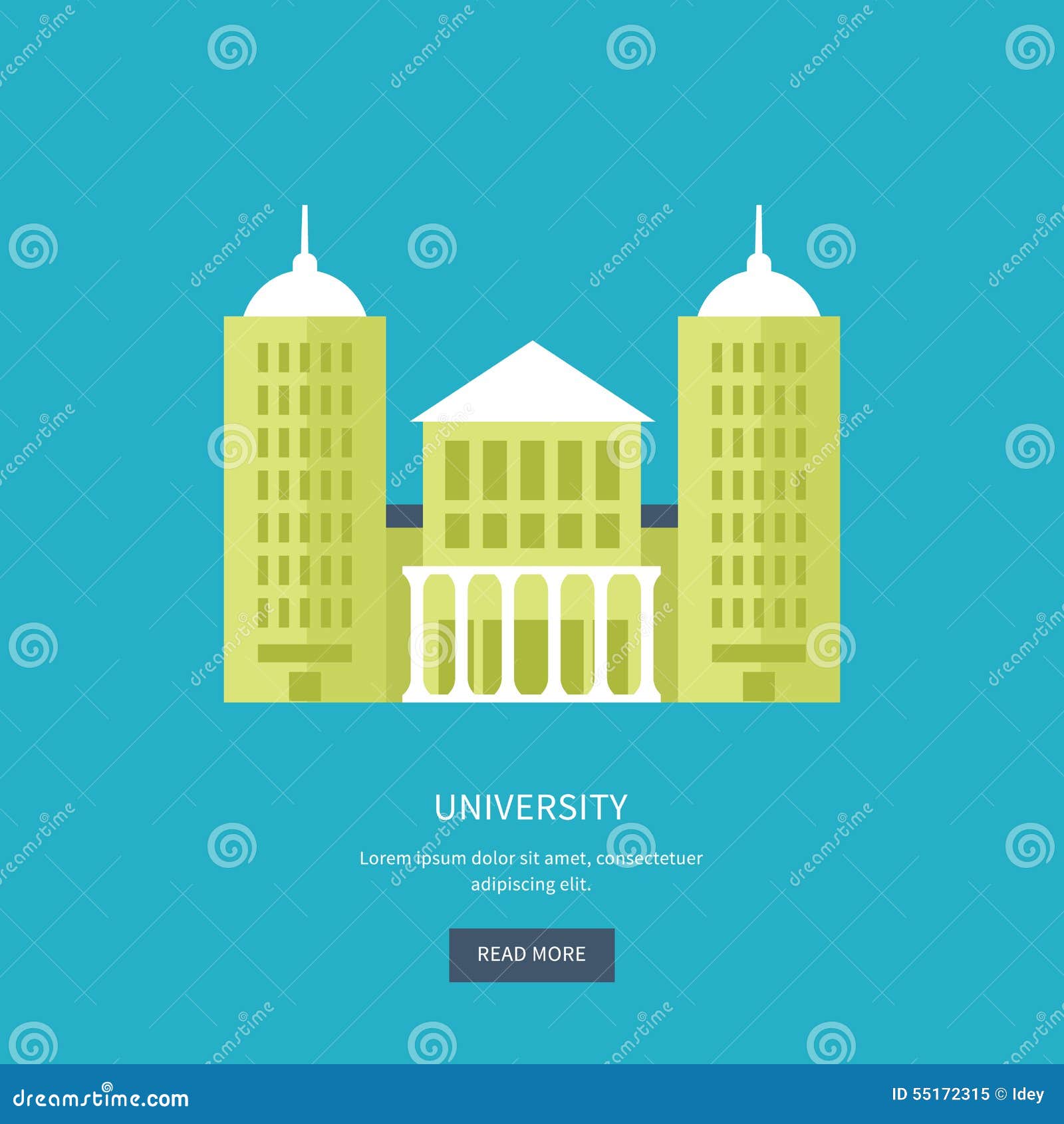 University building icon stock vector. Illustration of city - 55172315
