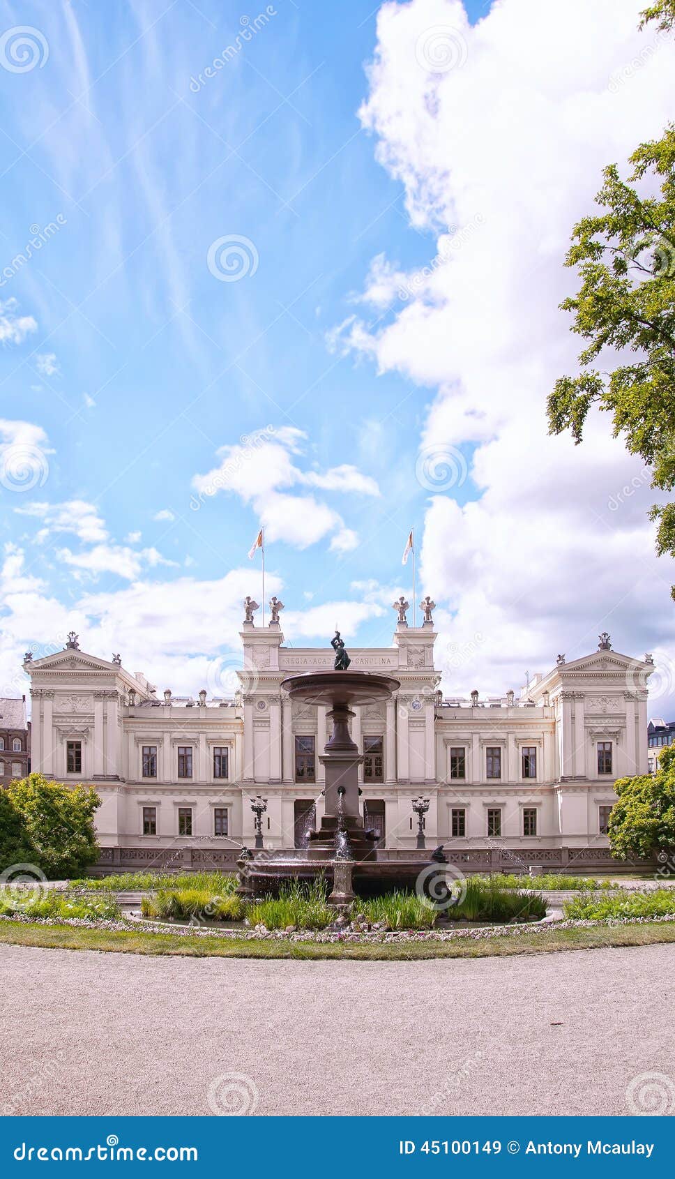 University Building in Lund Stock Image - Image of academic, prestige ...