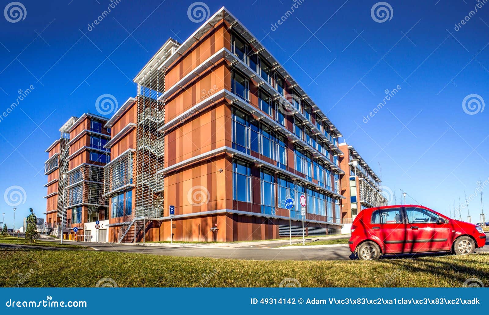 University Building in Pilsen Editorial Photography - Image of generic ...