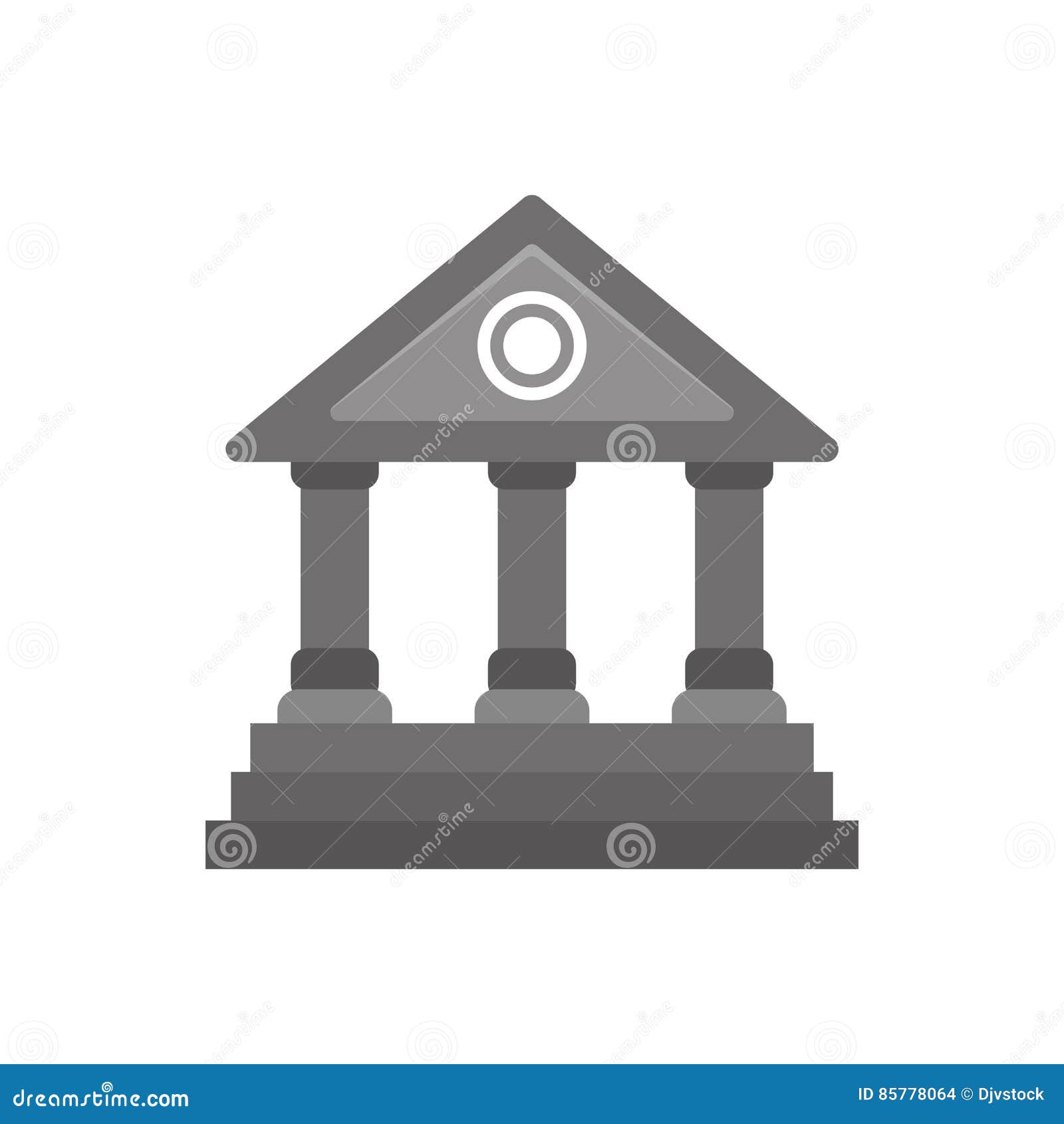 University building symbol stock illustration. Illustration of educate ...