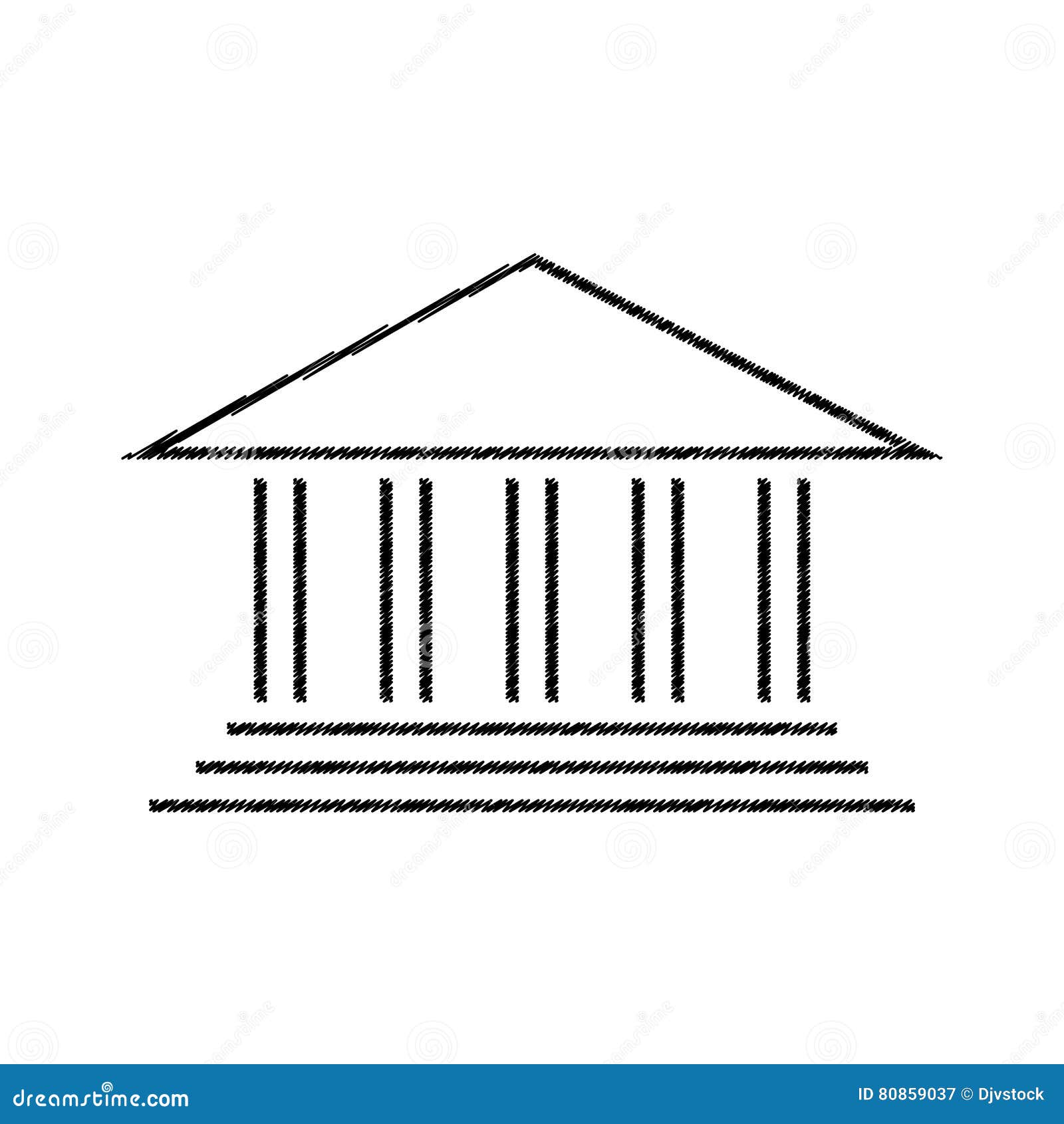 University building symbol stock vector. Illustration of structure ...