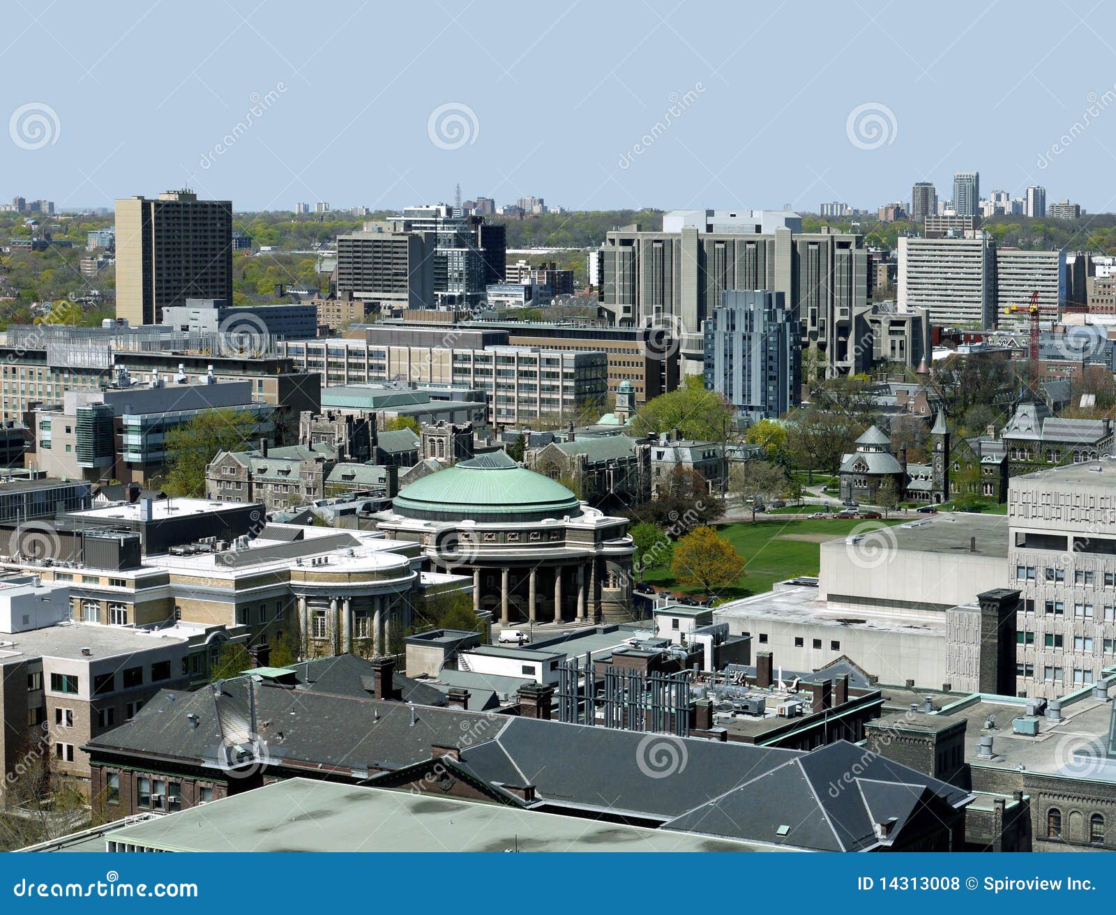 University campus stock photo. Image of building, rise - 14313008