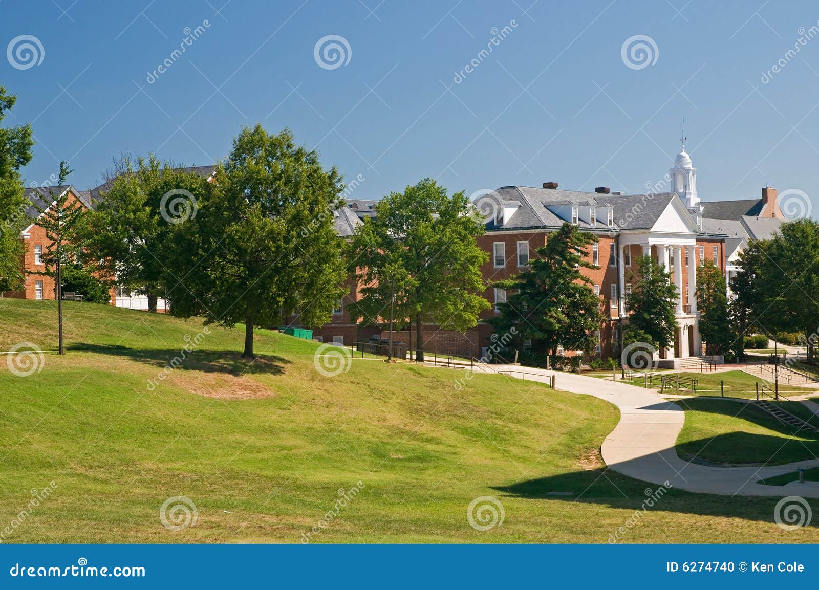 University campus stock photo. Image of fall, institution - 6274740