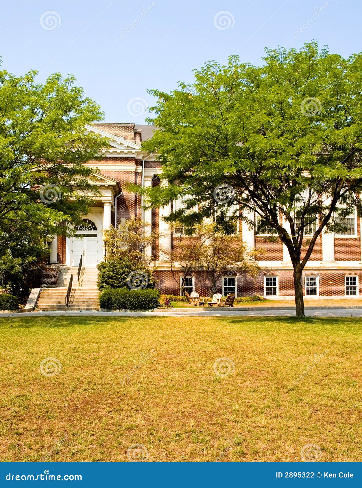 University campus building stock photo. Image of architecture - 2895322