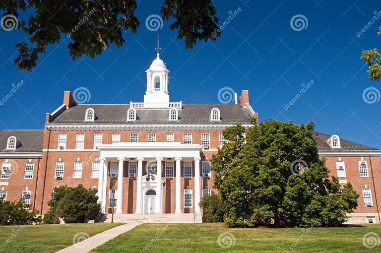 University campus building stock image. Image of institution - 6250587