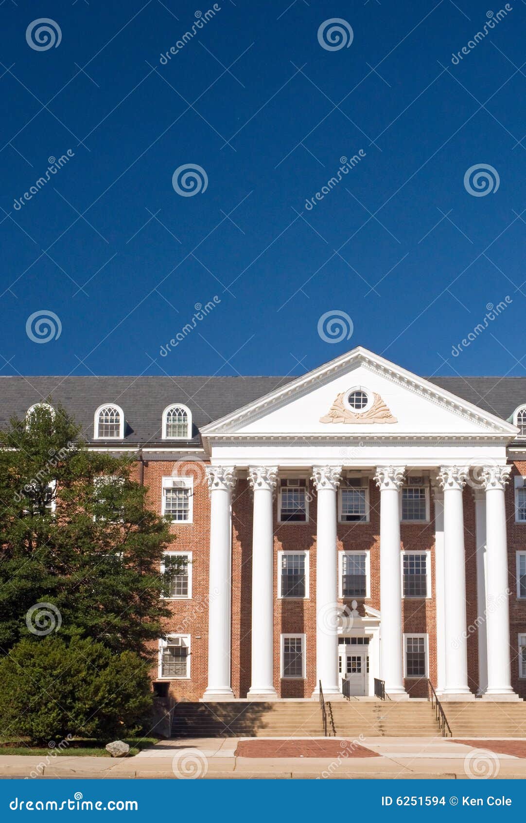 University campus building stock photo. Image of entryway - 6251594