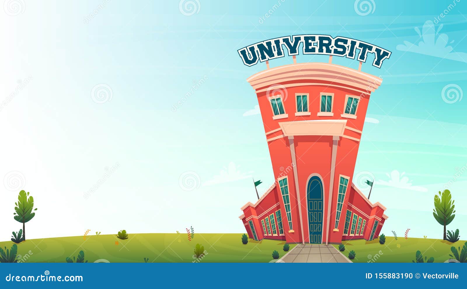 University Campus Building Hall Education for Students Cartoon Vector ... University Campus Building Hall Education for Students Cartoon Vector ...