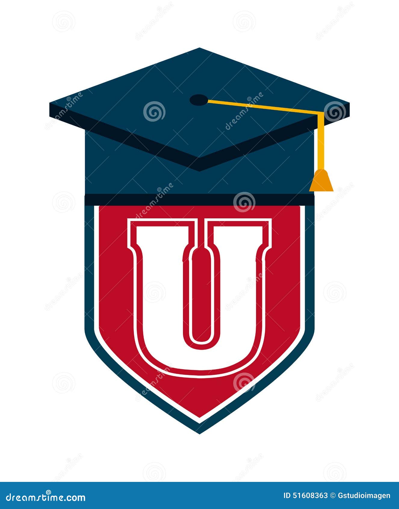 University campus stock vector. Illustration of insignia - 51608363
