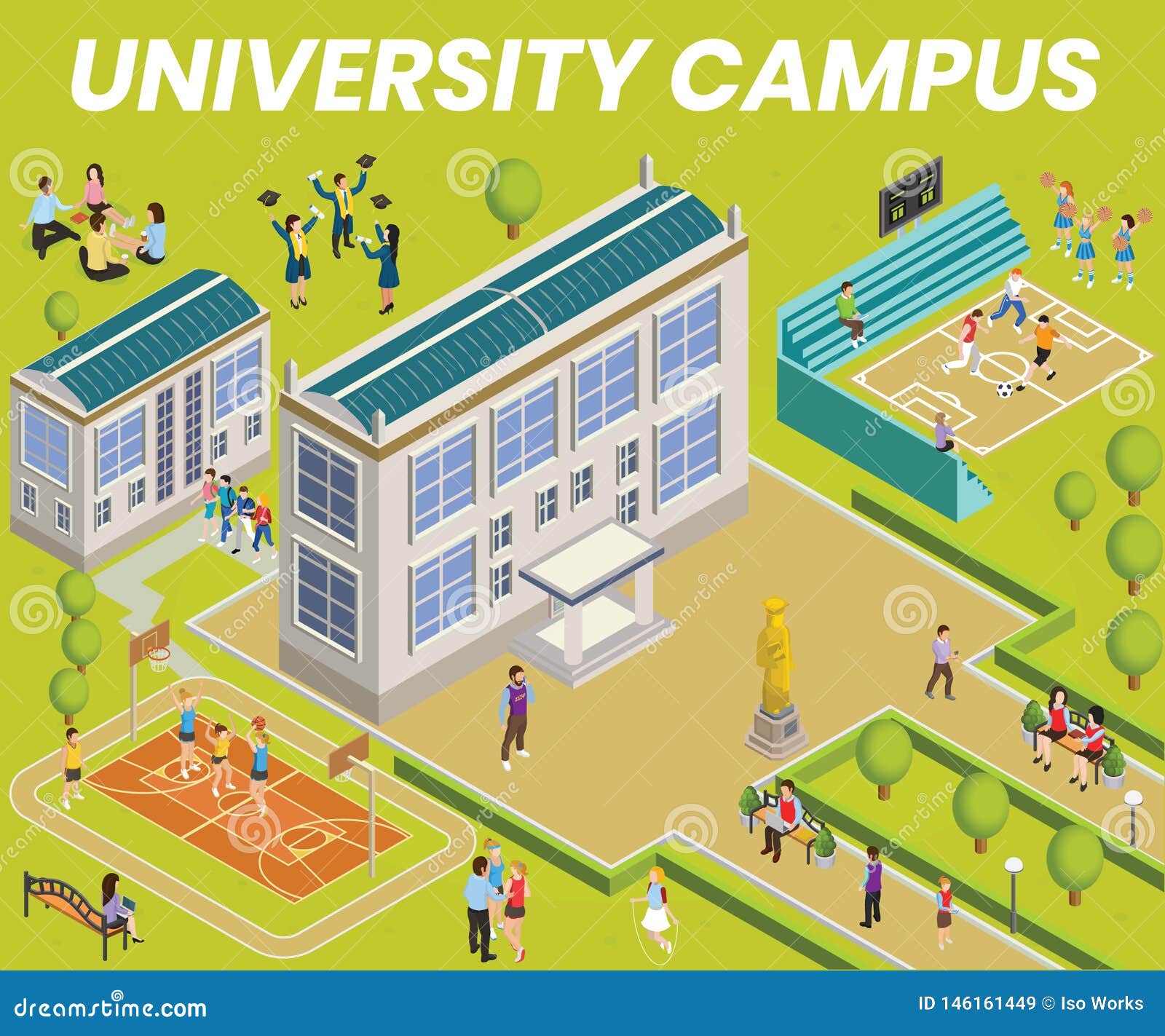 University / Campus Logo With Text Space For Your Slogan / Tag Line ...