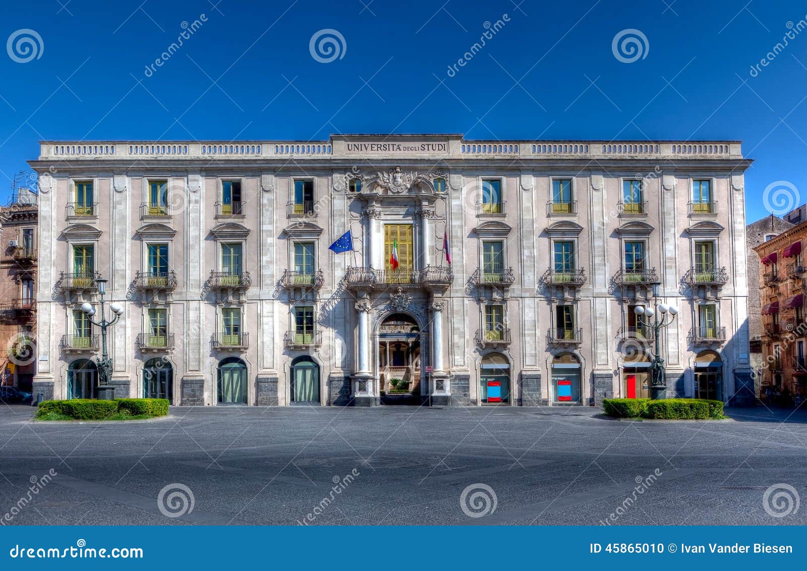 University, Catania, Sicily, Italy Stock Photo - Image of italy ...