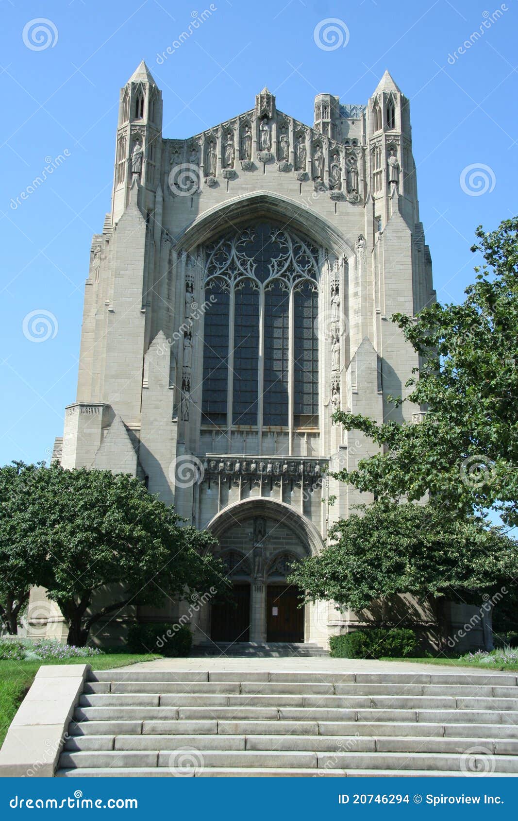 University of Chicago Chapel Stock Photo - Image of chapel, building ...