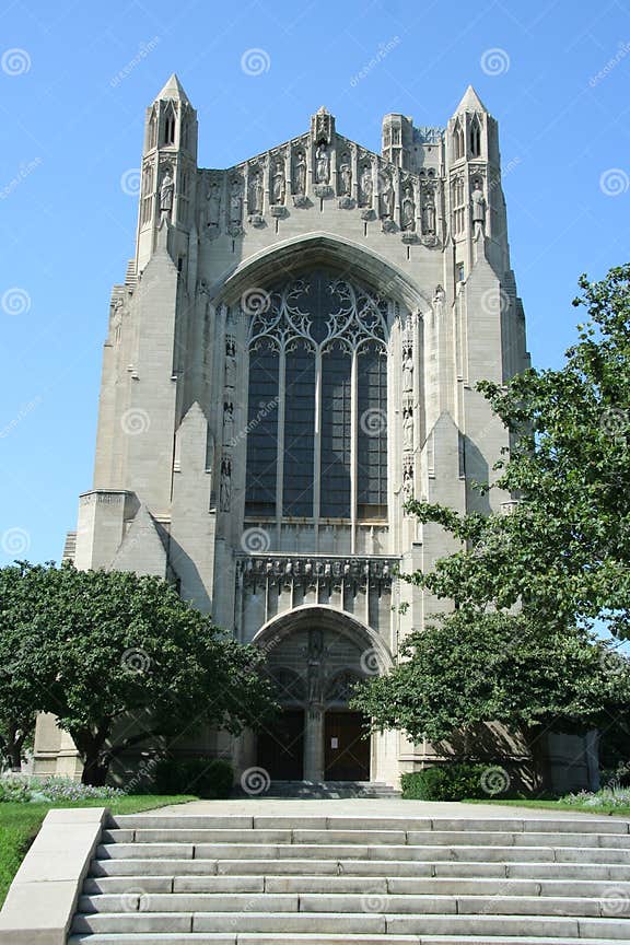 University of Chicago Chapel Stock Photo - Image of chapel, building ...
