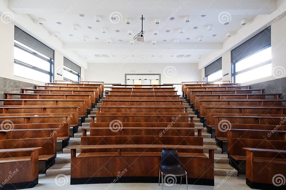University classroom stock image. Image of college, conference - 23361077