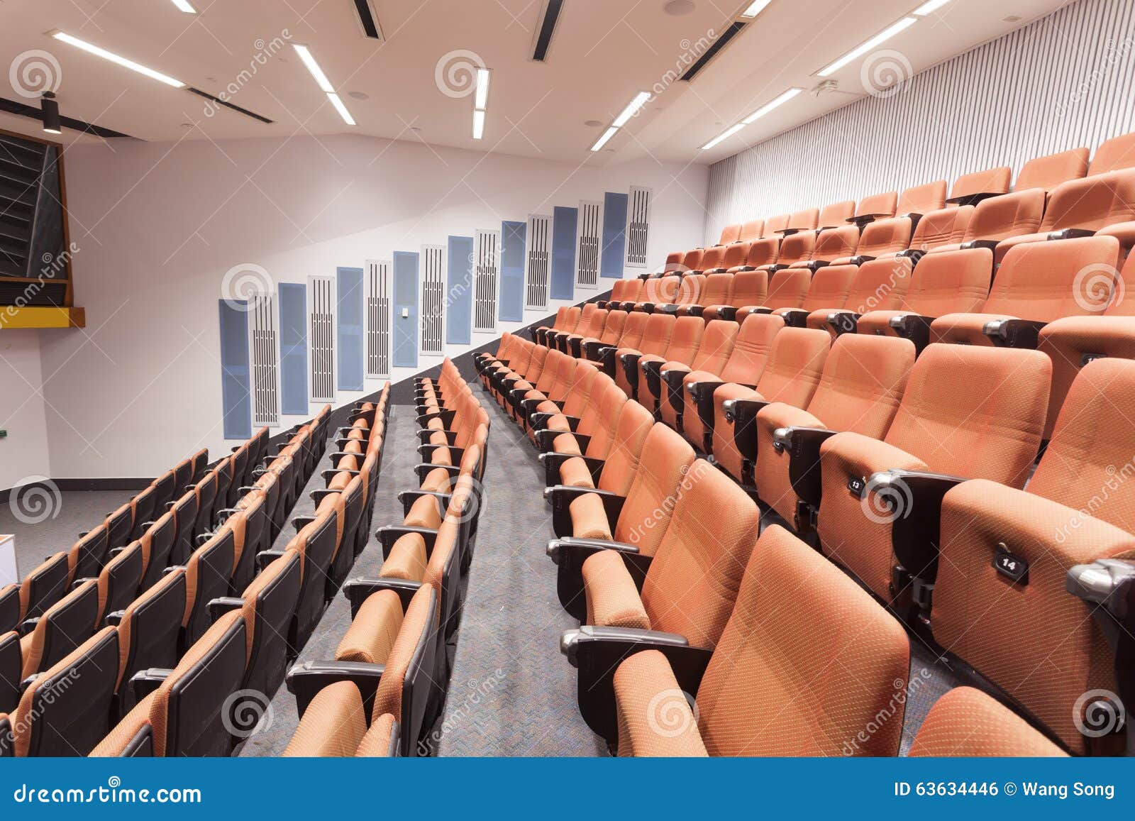 University classroom stock photo. Image of class, interior - 63634446