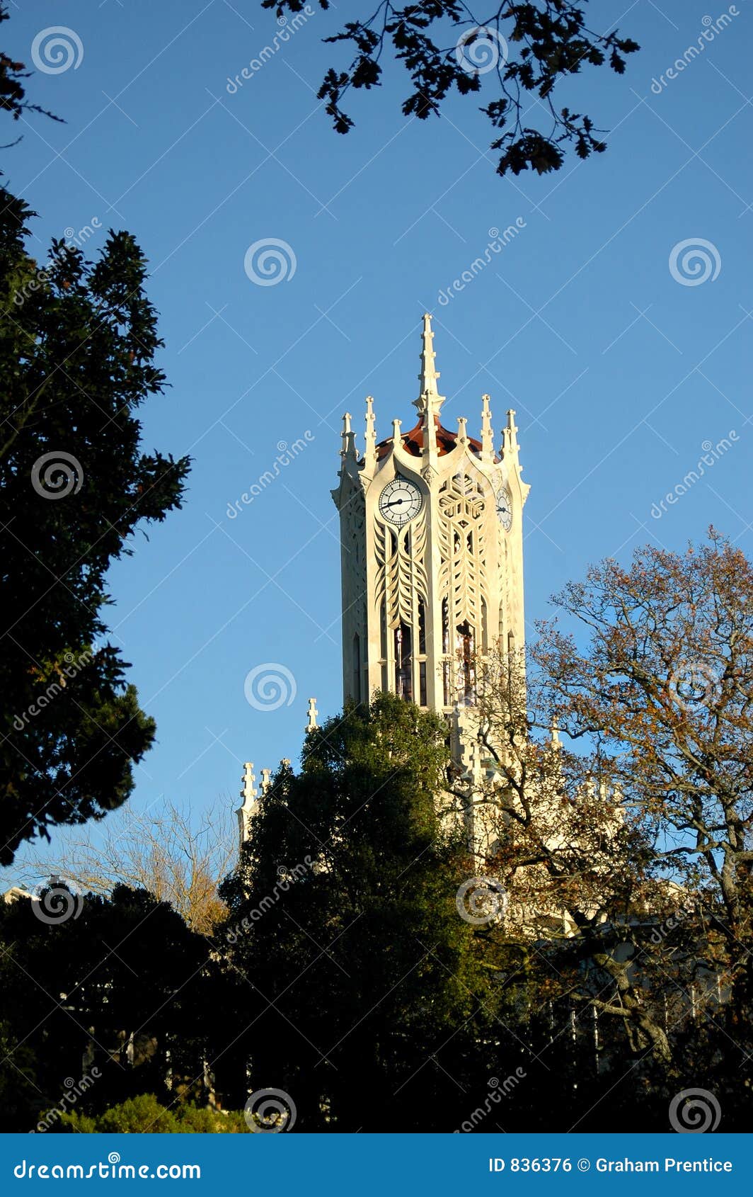 University Clock Tower stock photo. Image of university - 836376