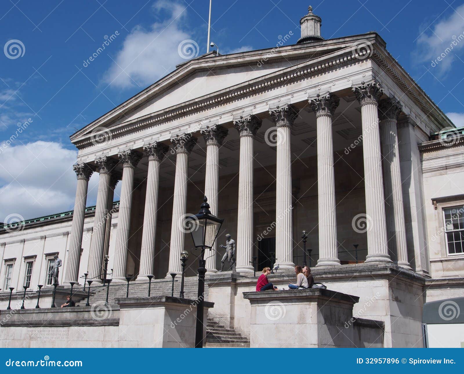 University College, London editorial photo. Image of column - 32957896