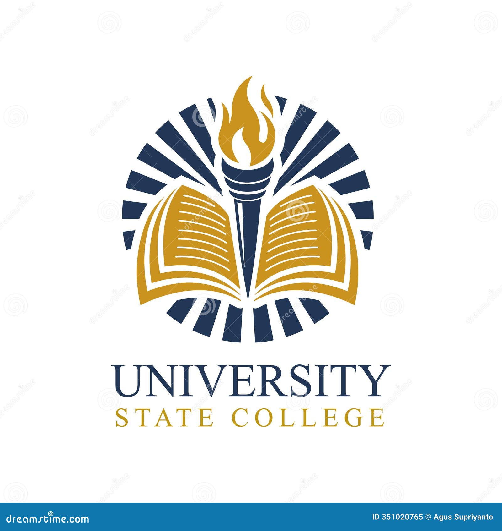 University College School Badge Logo Design Vector Stock Illustration ...