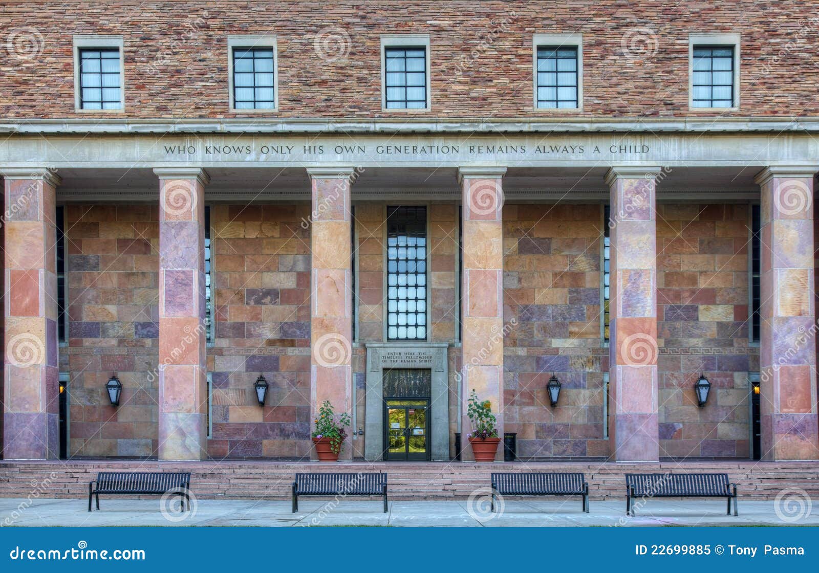 University of Colorado at Boulder Stock Image - Image of library ...
