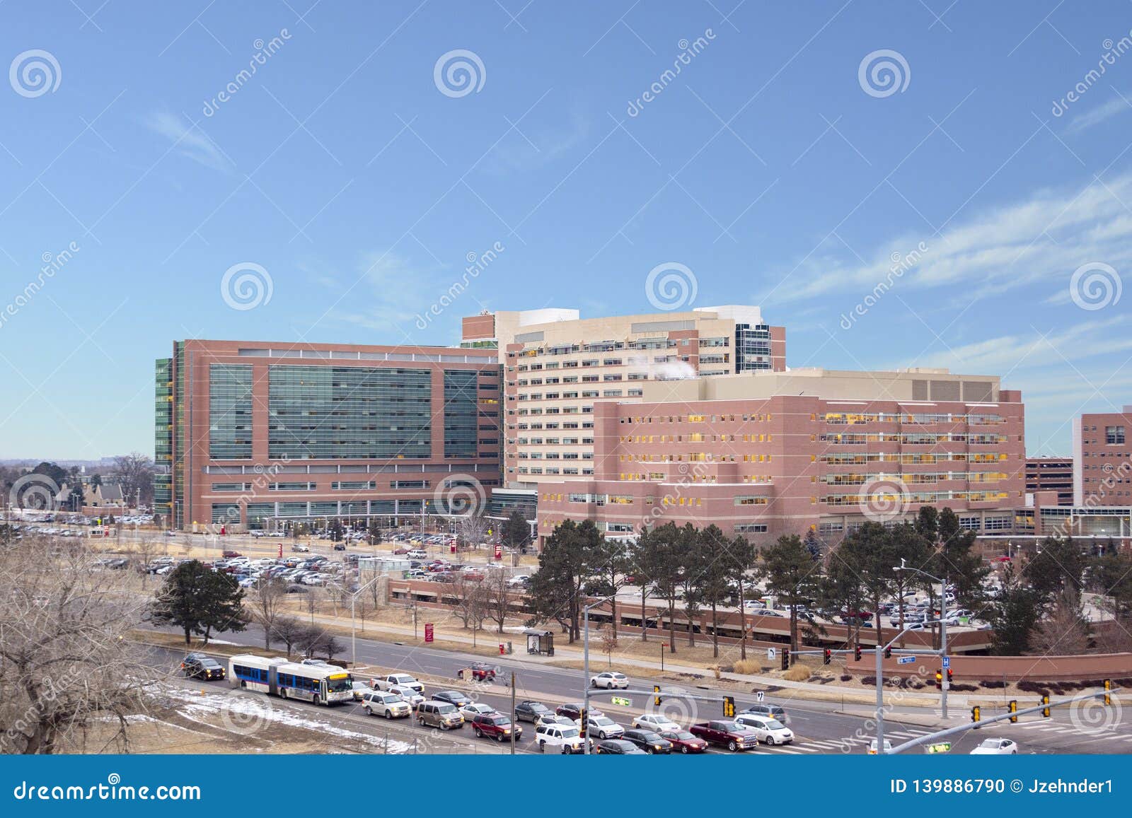 University of Colorado Hospital Complex in Denver, Colorado Stock Photo ...