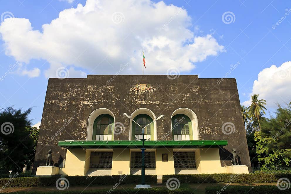 University Convocation Hall, Yangon, Myanmar Stock Photo - Image of ...