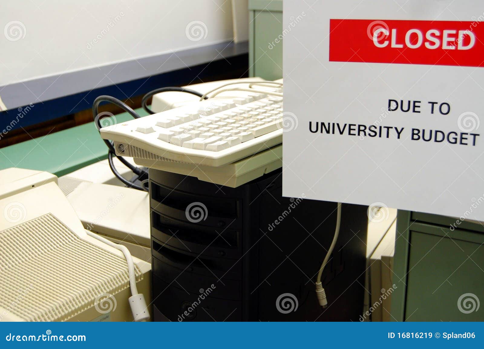 University Cuts stock image. Image of pink, staff, budget - 16816219