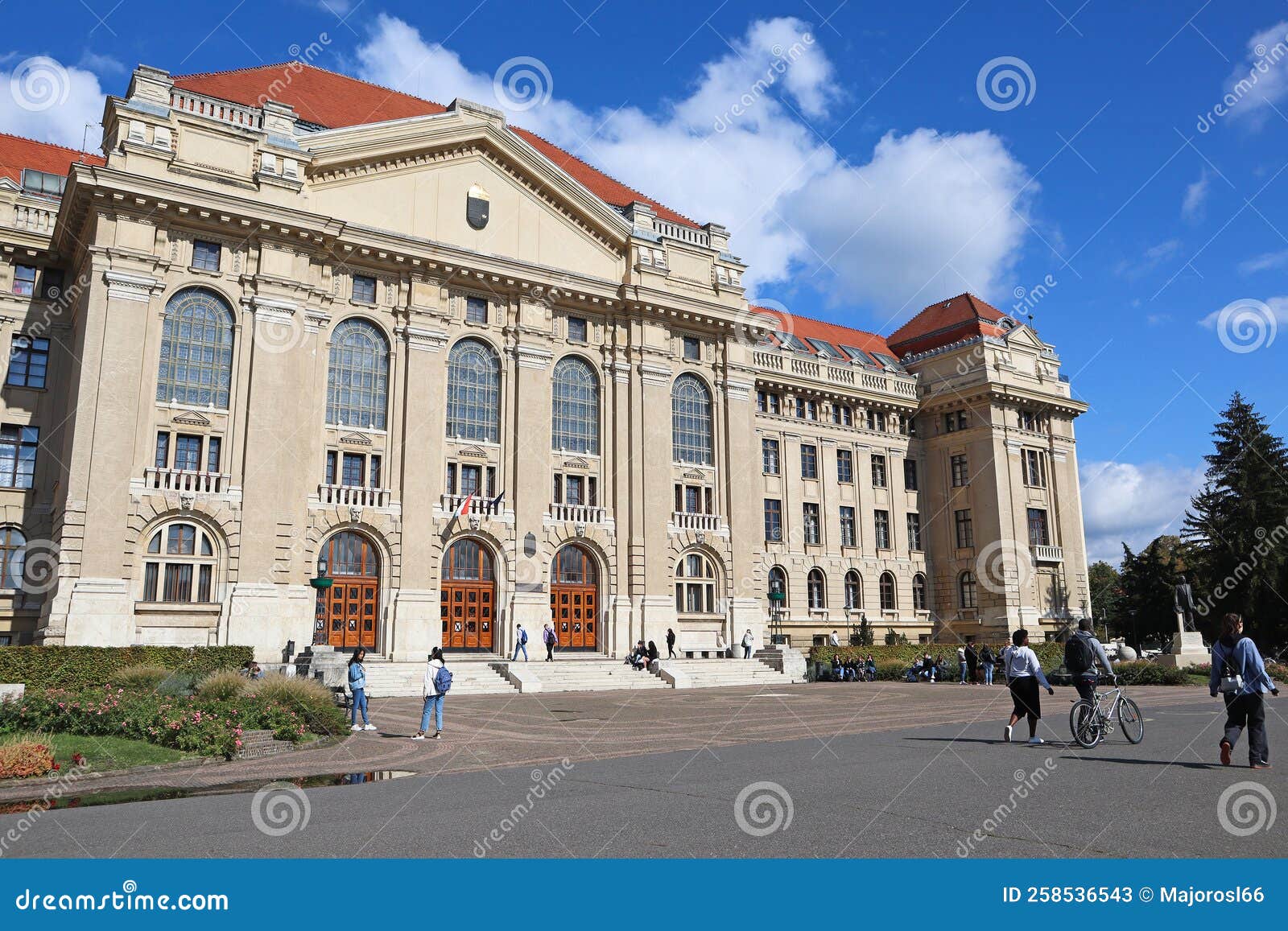 University of Debrecen City, Hungary Editorial Stock Photo - Image of ...
