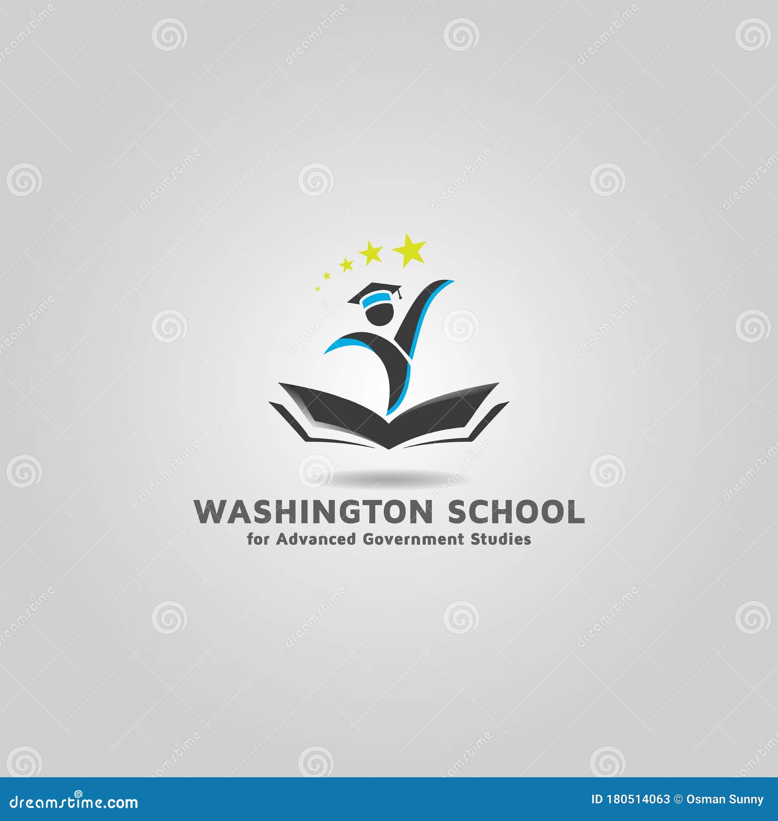 University Degree Logo Free Vector Design Stock Vector - Illustration ...