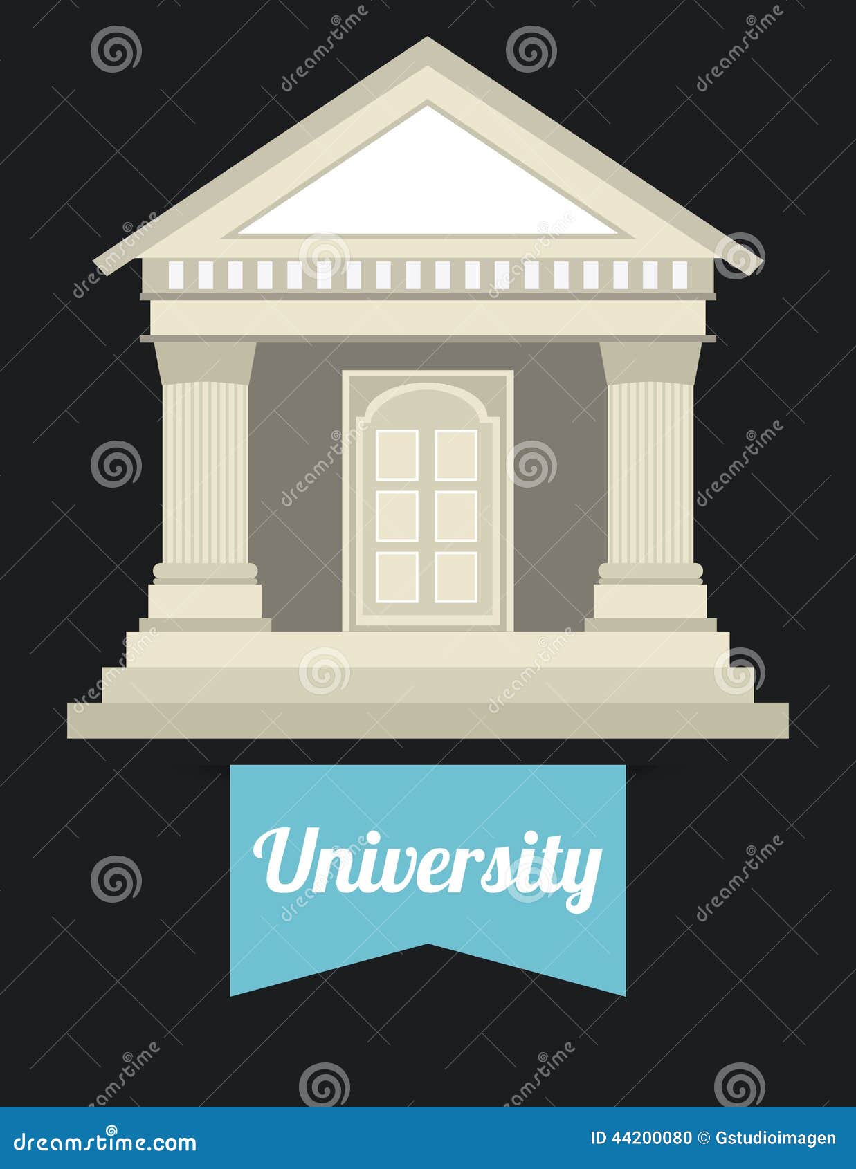 University design stock vector. Illustration of school - 44200080