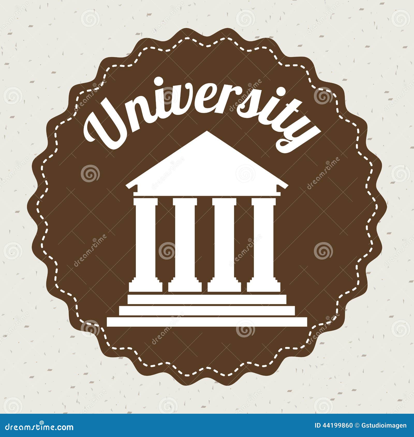 University design stock vector. Illustration of building - 44199860