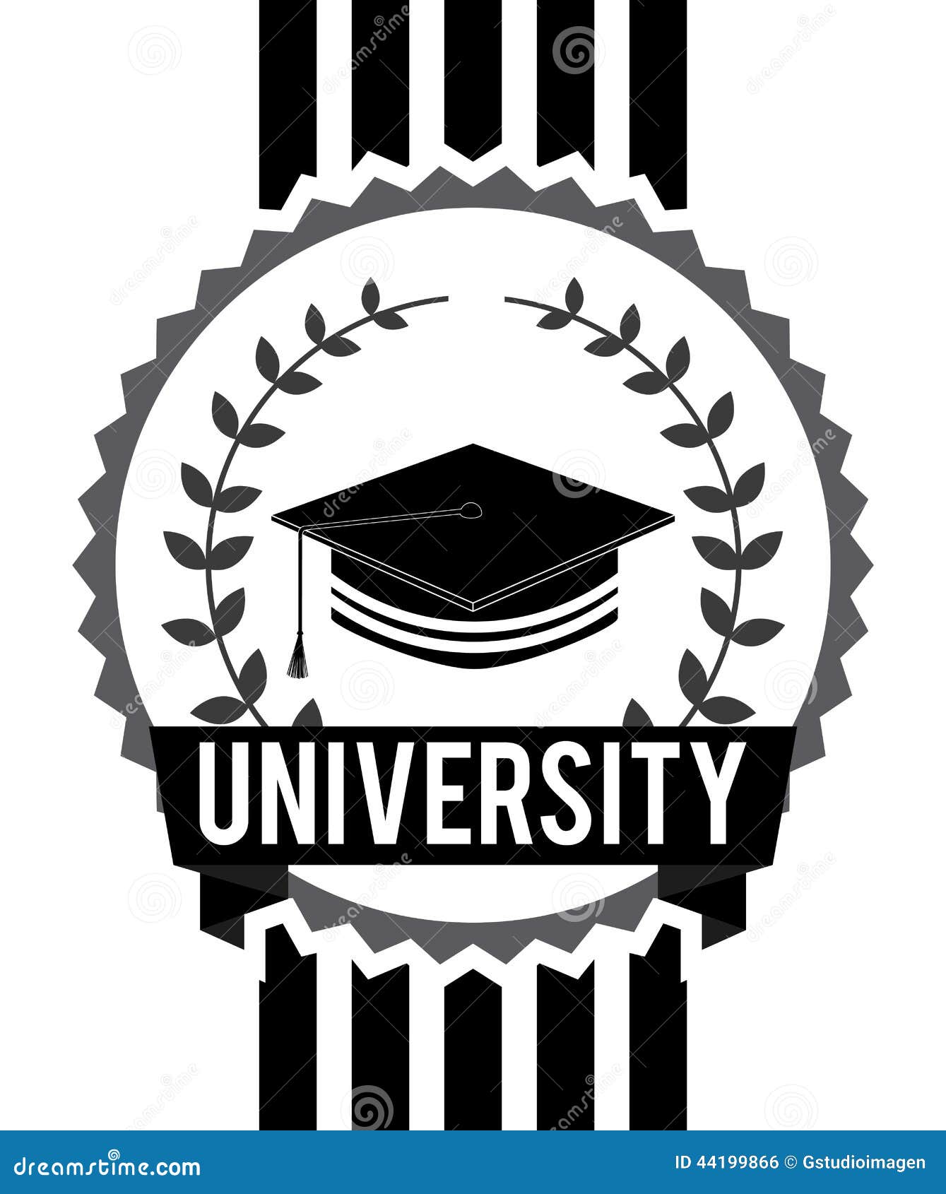 University design stock vector. Illustration of class - 44199866