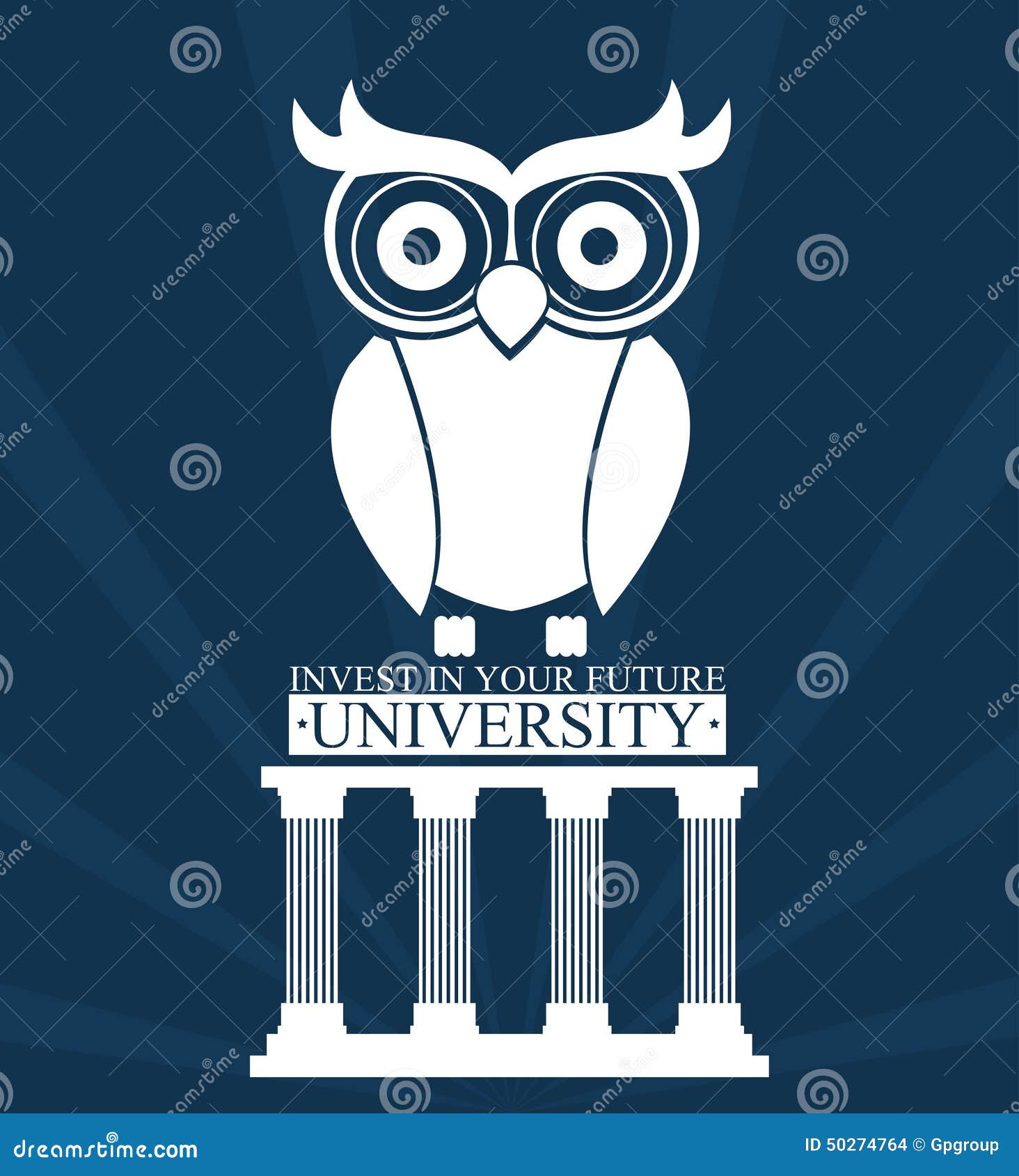 University Design, Vector Illustration. Stock Vector - Illustration of ...