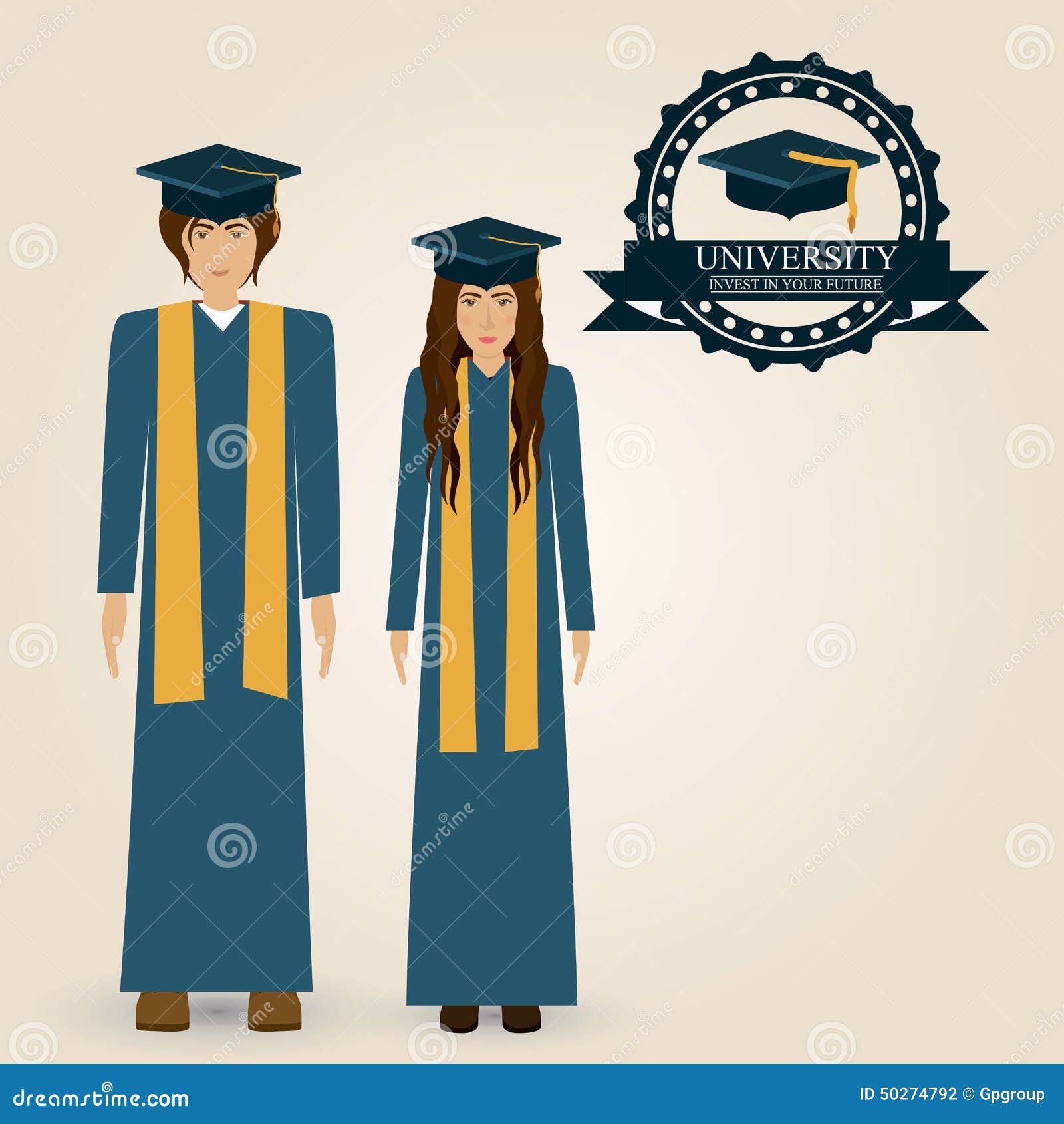 University Design, Vector Illustration. Stock Vector - Illustration of ...