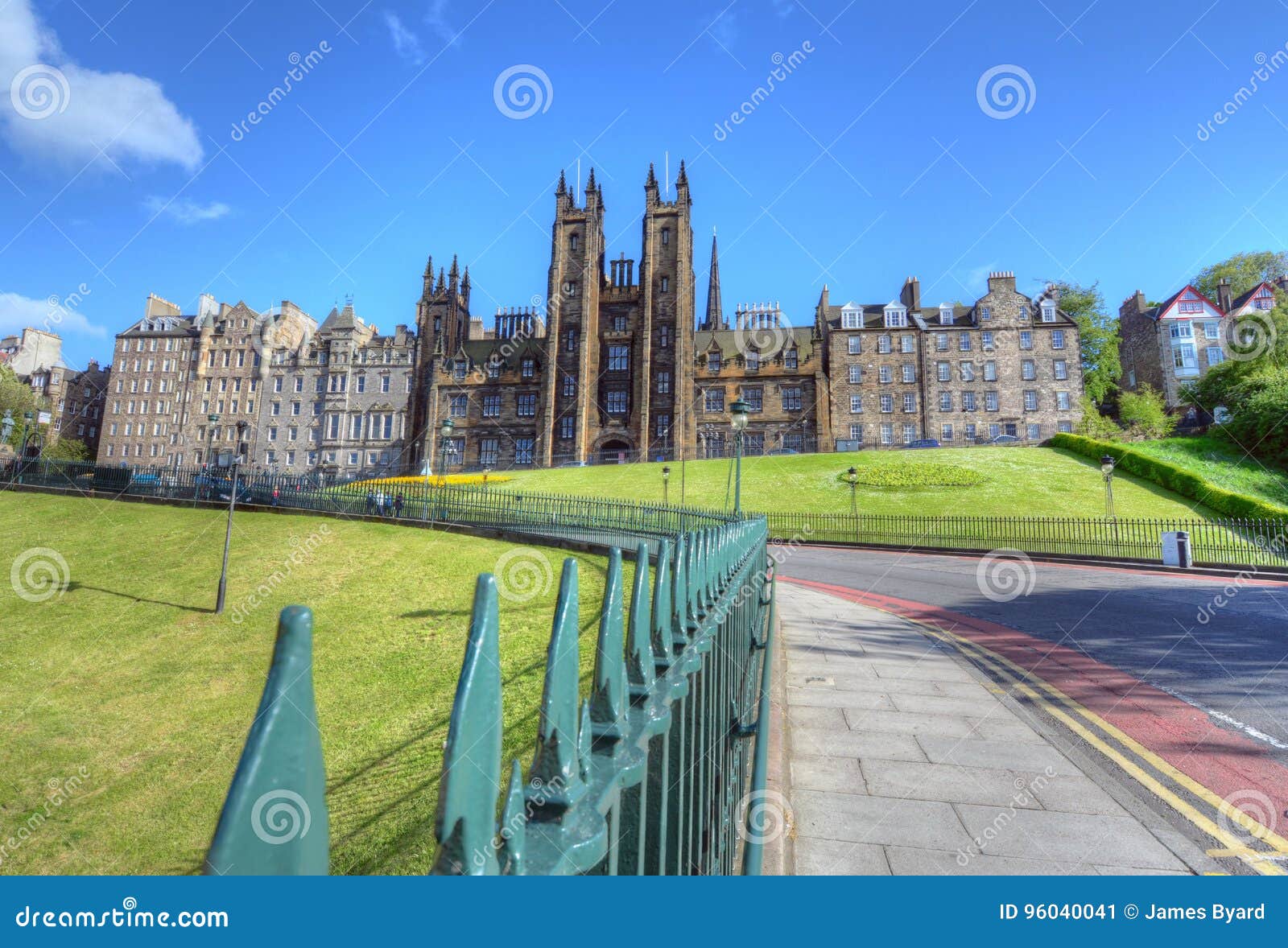 University of Edinburgh stock image. Image of building - 96040041
