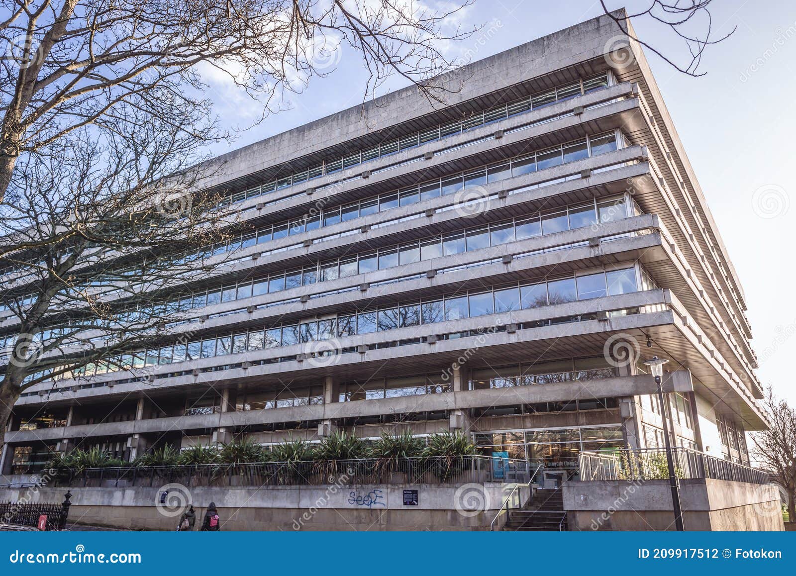 Main Library of Edinburgh University, Scotland Editorial Photography ...