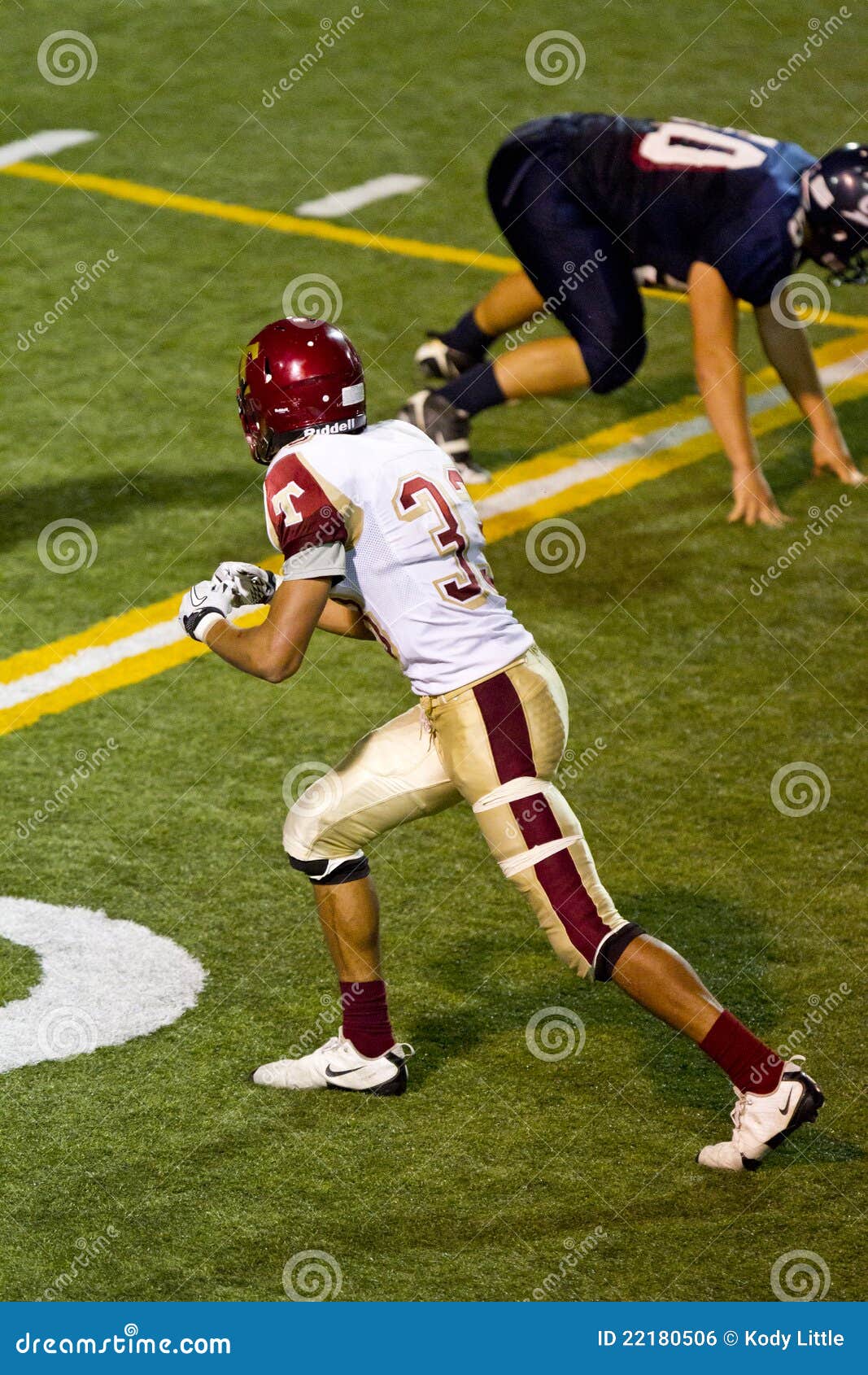University Football Player editorial photo. Image of match - 22180506