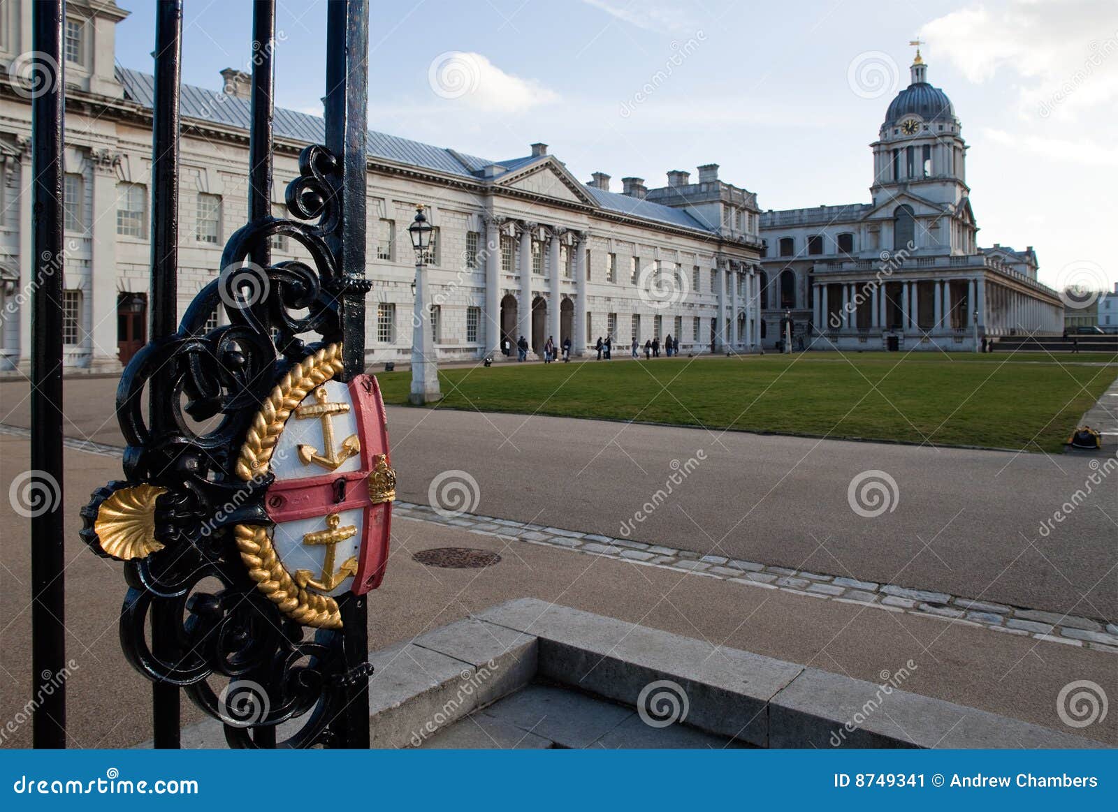 University Gates stock image. Image of england, greenwich - 8749341